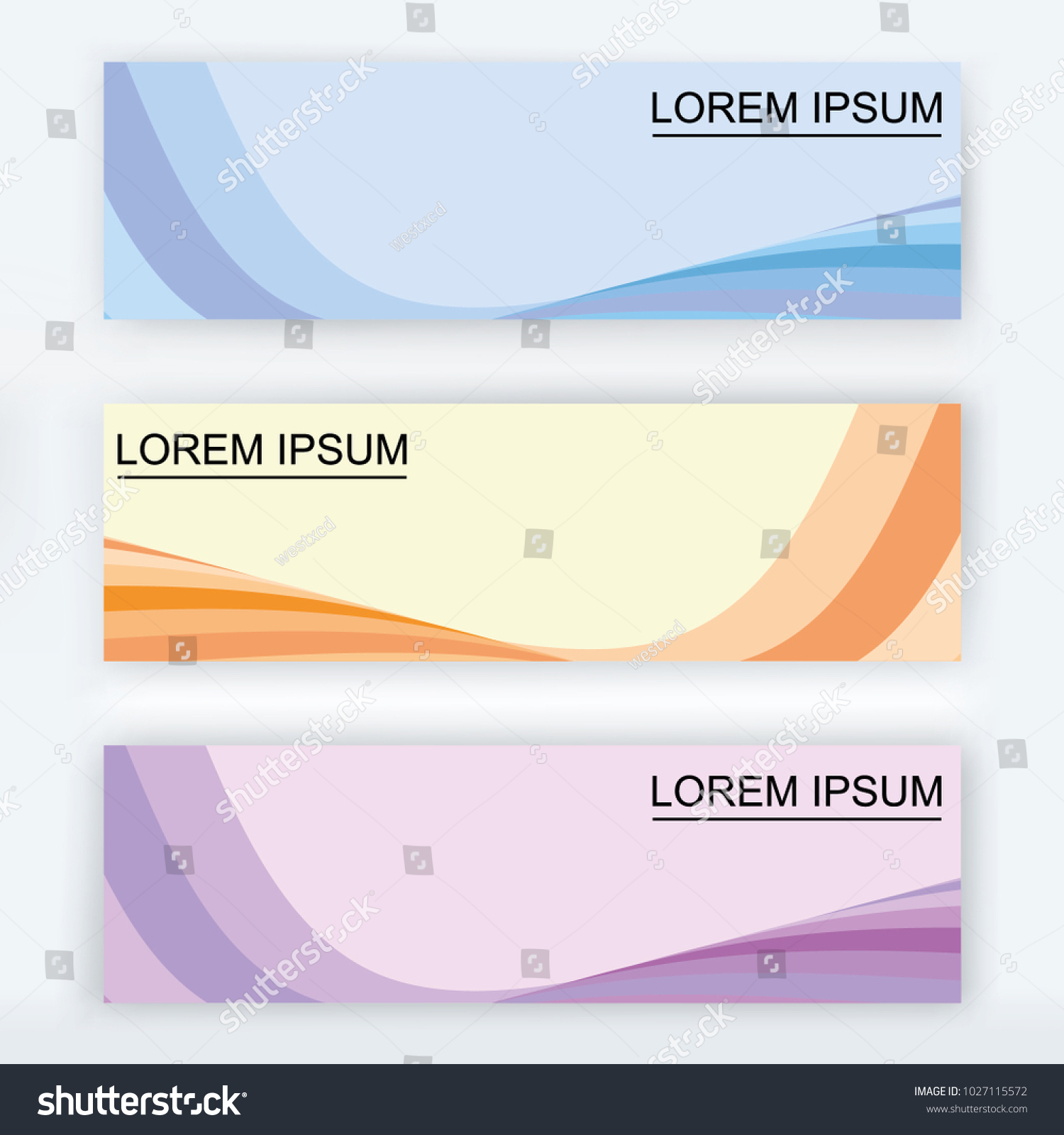 Abstract Banner Background Design Template Stock Vector (Royalty Free ...
