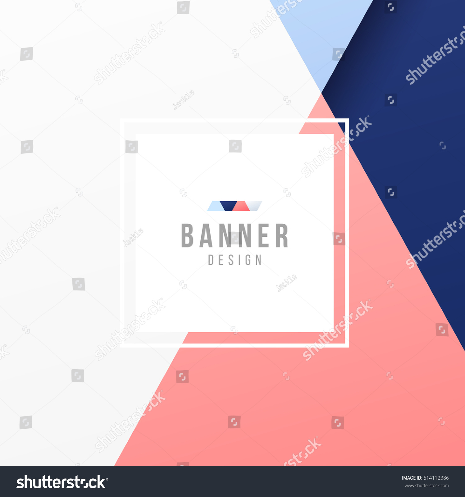 Abstract Banner Template Bright Modern Vector Stock Vector (Royalty ...
