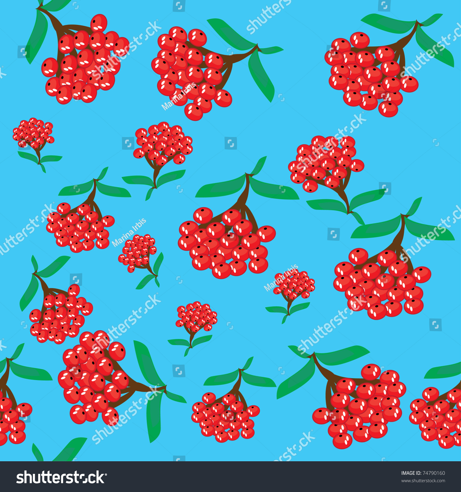 Abstract Berry Seamless Texture Illustration Stock Vector (Royalty Free ...