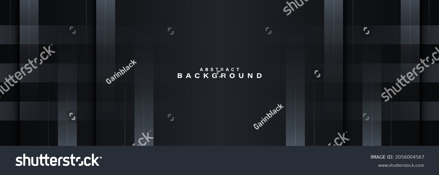Abstract Black Gray Geometric Shapes Background Stock Vector (Royalty ...