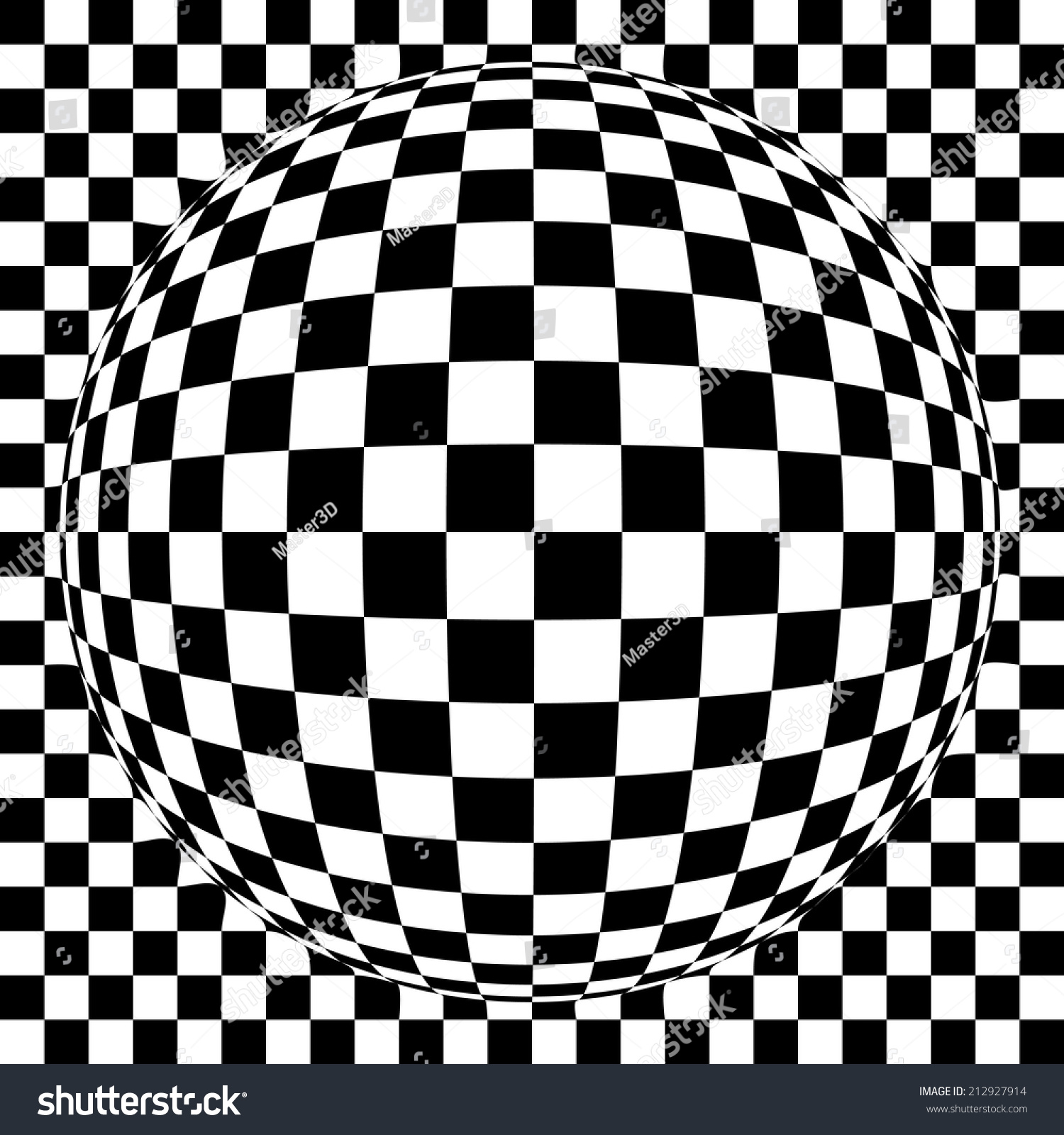 Abstract Black White Checkered Background Stock Vector (Royalty Free ...