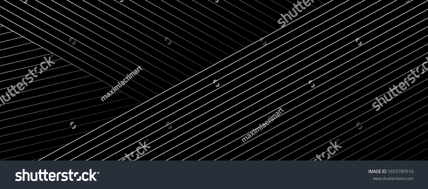 Abstract Black Background Diagonal Lines Modern Stock Vector (Royalty ...