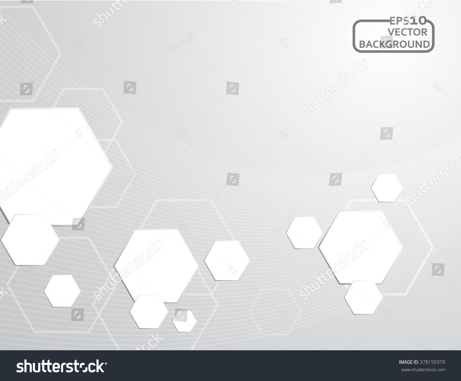 Abstract Black Hexagon Vector Illustration Stock Vector (Royalty Free ...