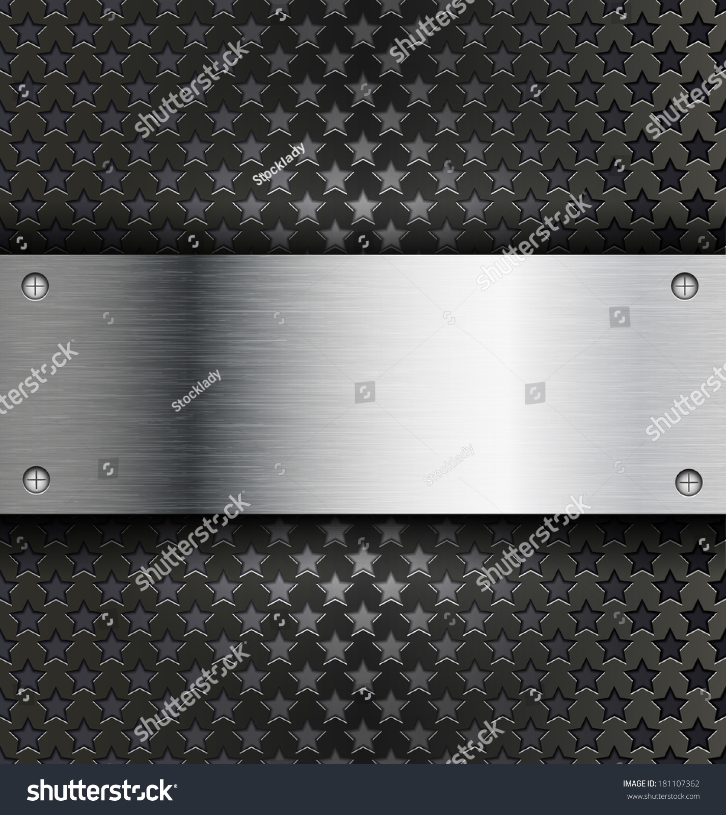 Abstract Black Metal Technology Background Stock Vector (Royalty Free ...