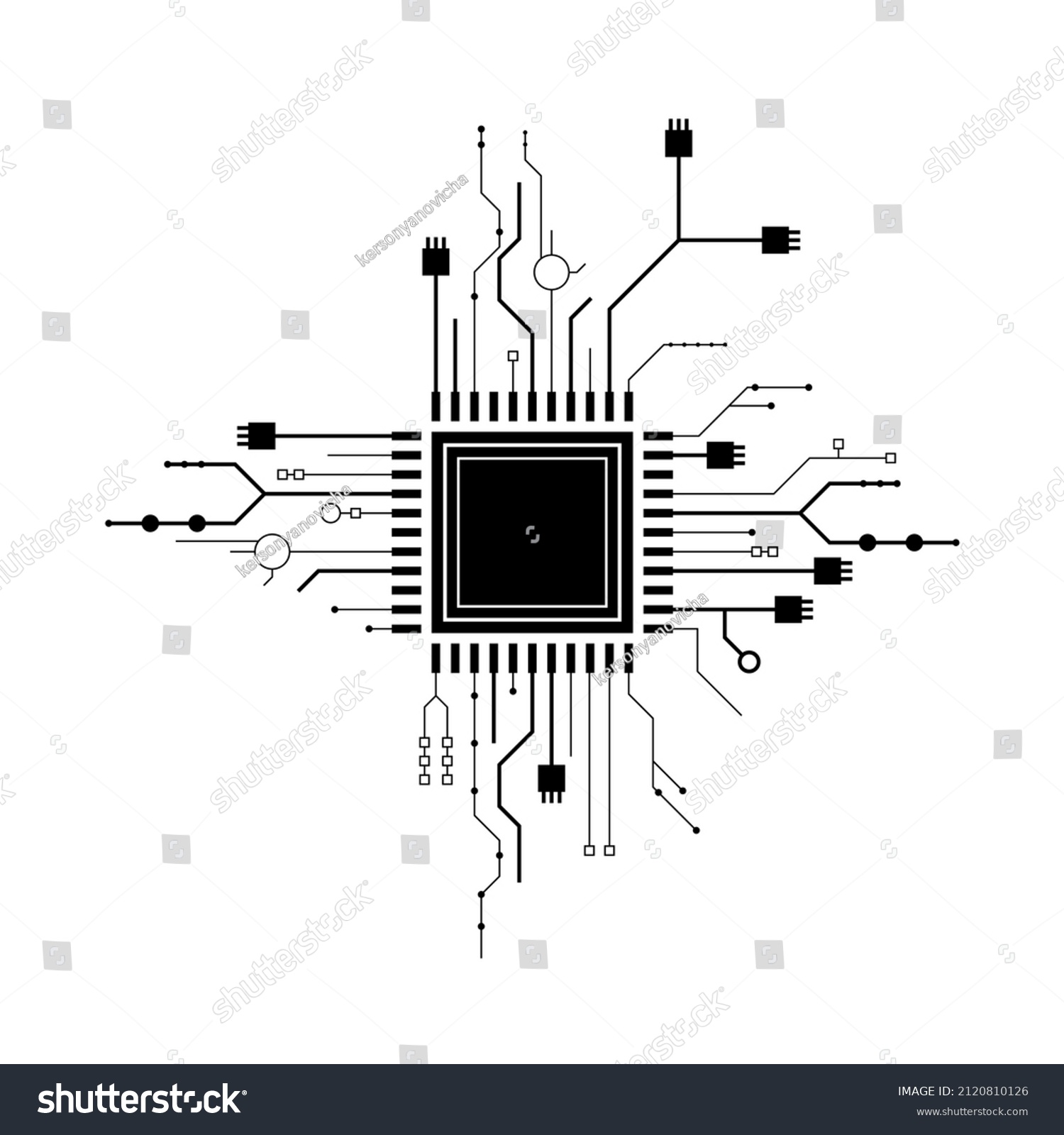 747 Motherboard sketch Stock Illustrations, Images & Vectors | Shutterstock