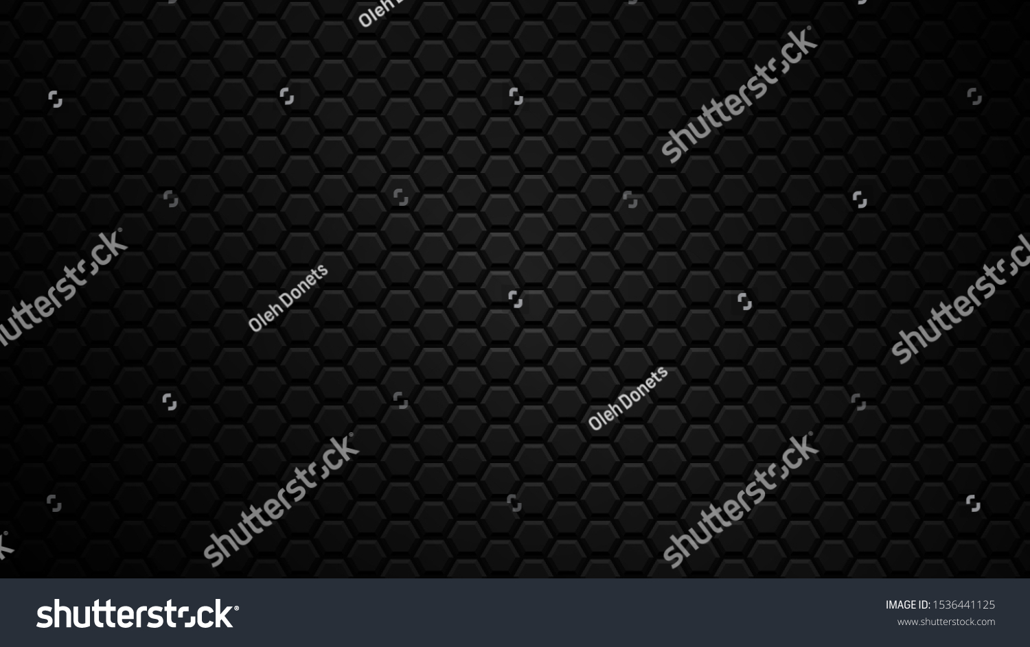 Abstract Black Texture Background Hexagon Vector Stock Vector (Royalty ...