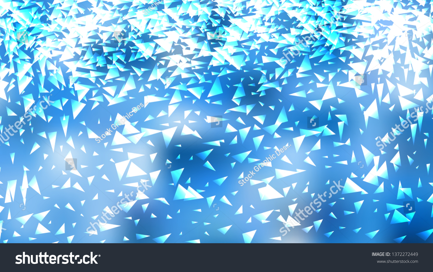 Abstract Blue White Triangle Background Stock Vector (Royalty Free ...