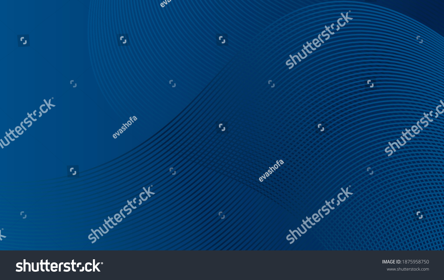 Abstract Blue Background Line Stock Vector (Royalty Free) 1875958750 ...