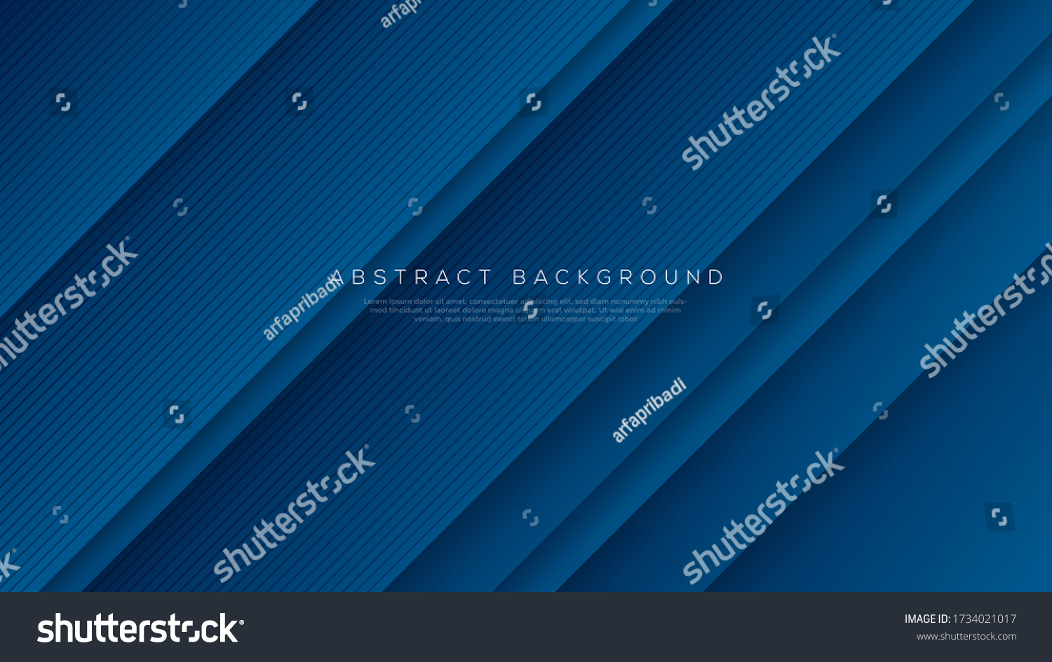 Abstract Blue Background Straight Shadow On Stock Vector (Royalty Free ...
