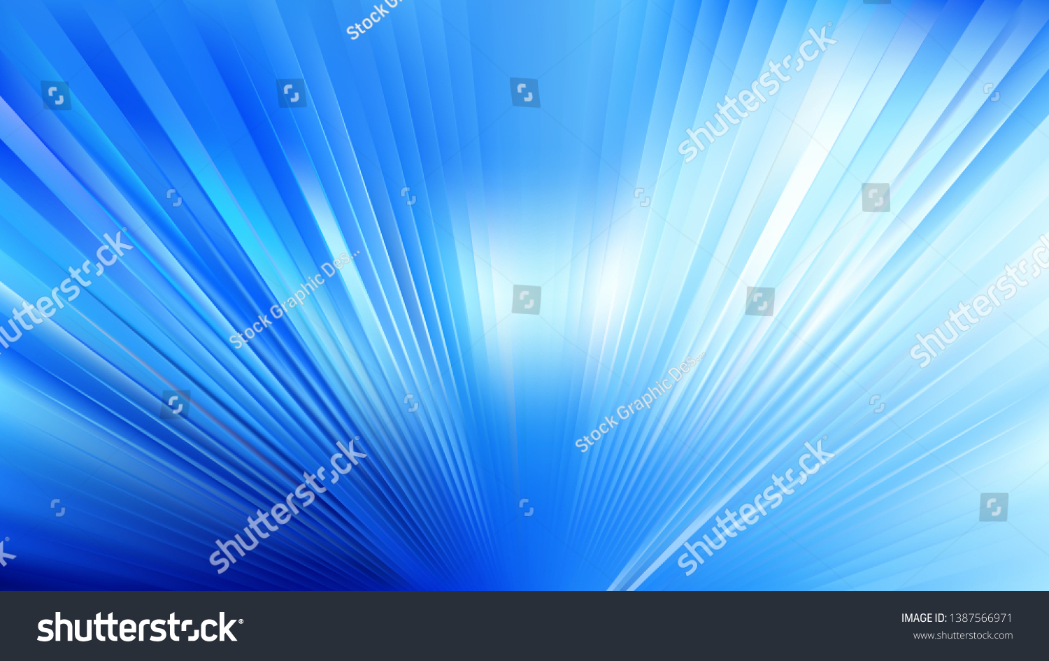Abstract Blue Burst Background Image Stock Vector (Royalty Free ...