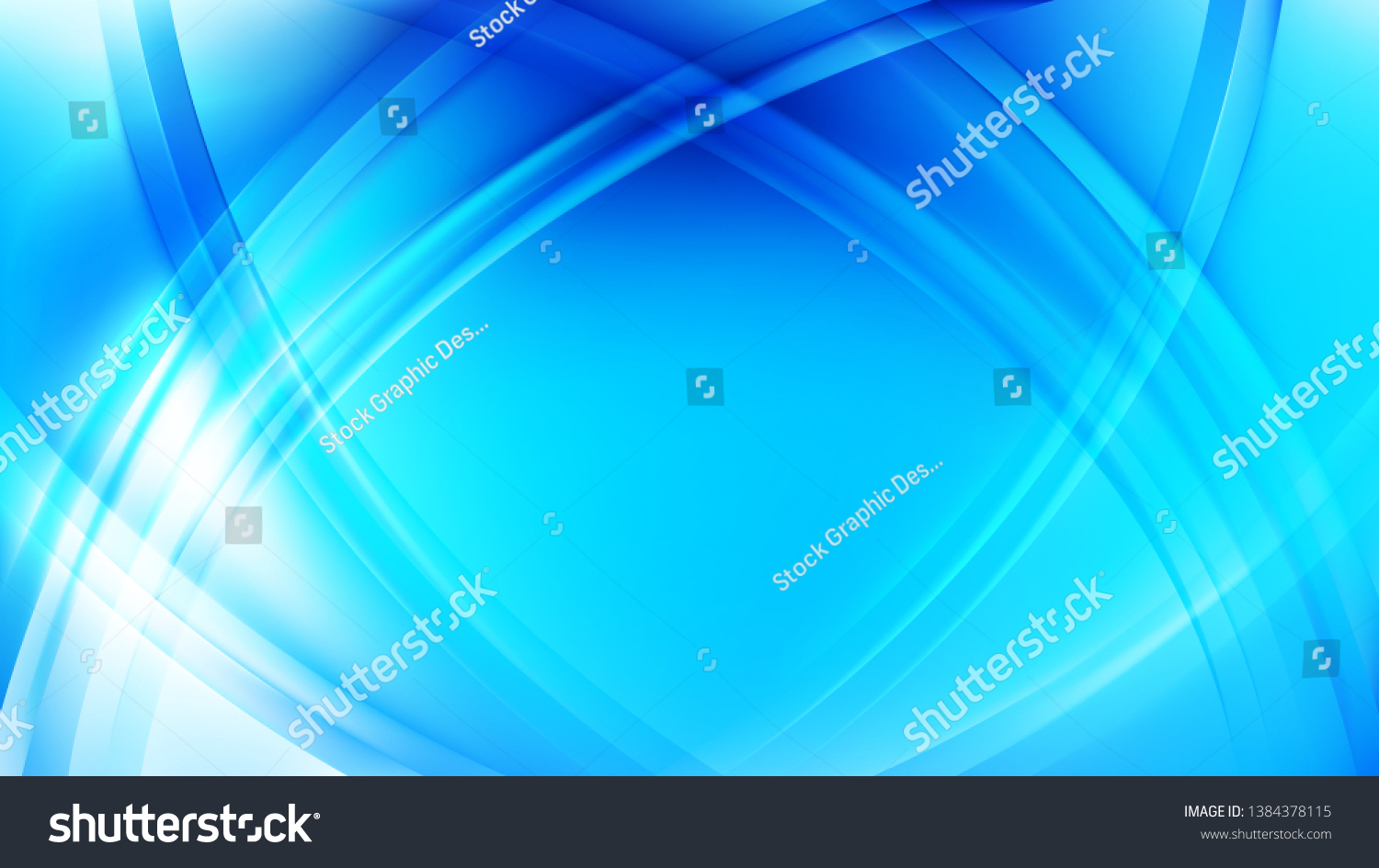 Abstract Blue Curve Background Illustrator Stock Vector (Royalty Free ...