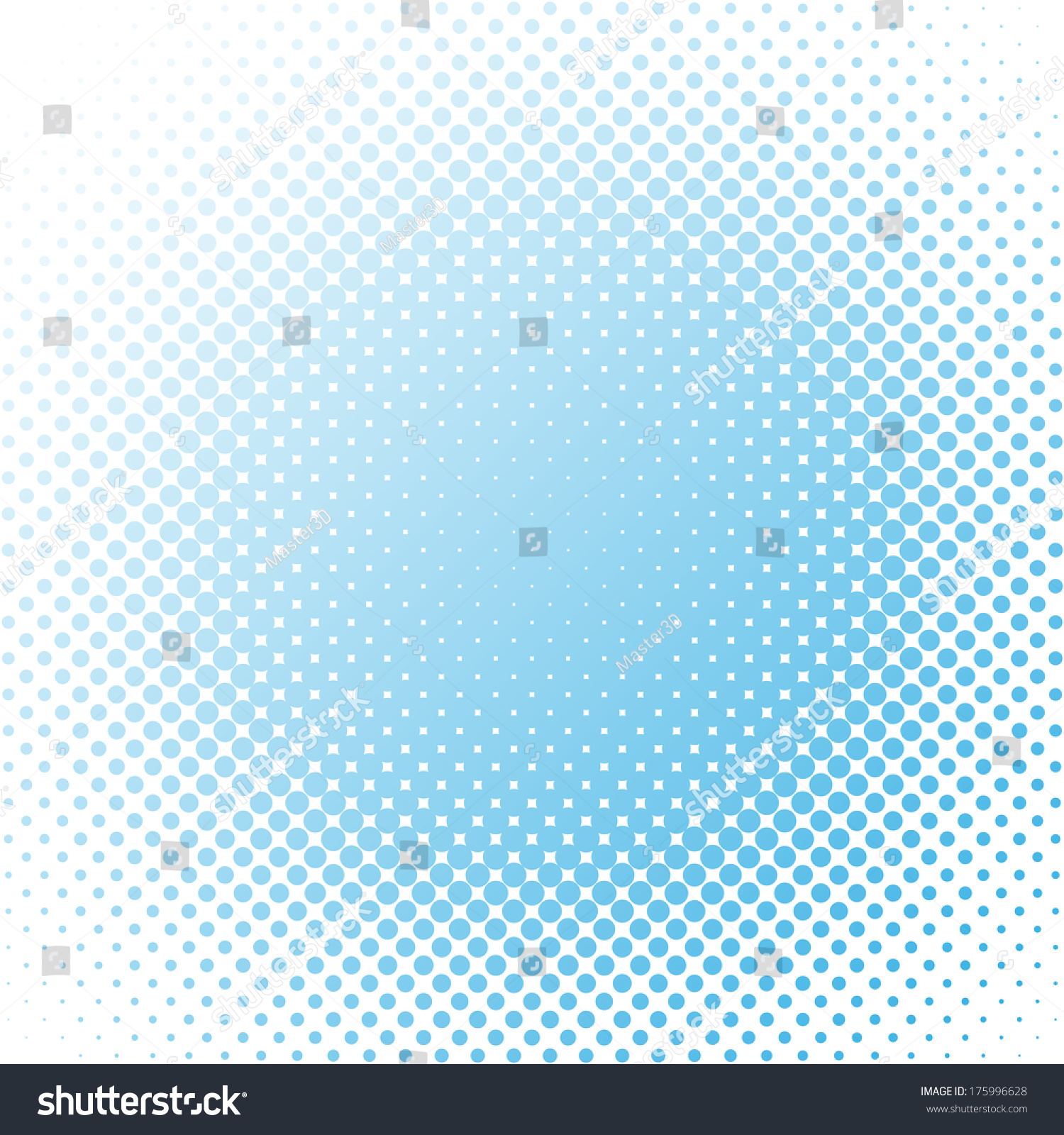 Abstract Blue Dotted Background Stock Vector (Royalty Free) 175996628