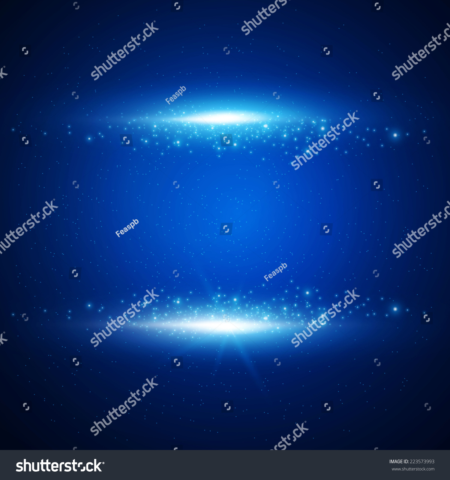 Abstract Blue Light Border Vector Illustration: เวกเตอร์สต็อก (ปลอดค่า ...