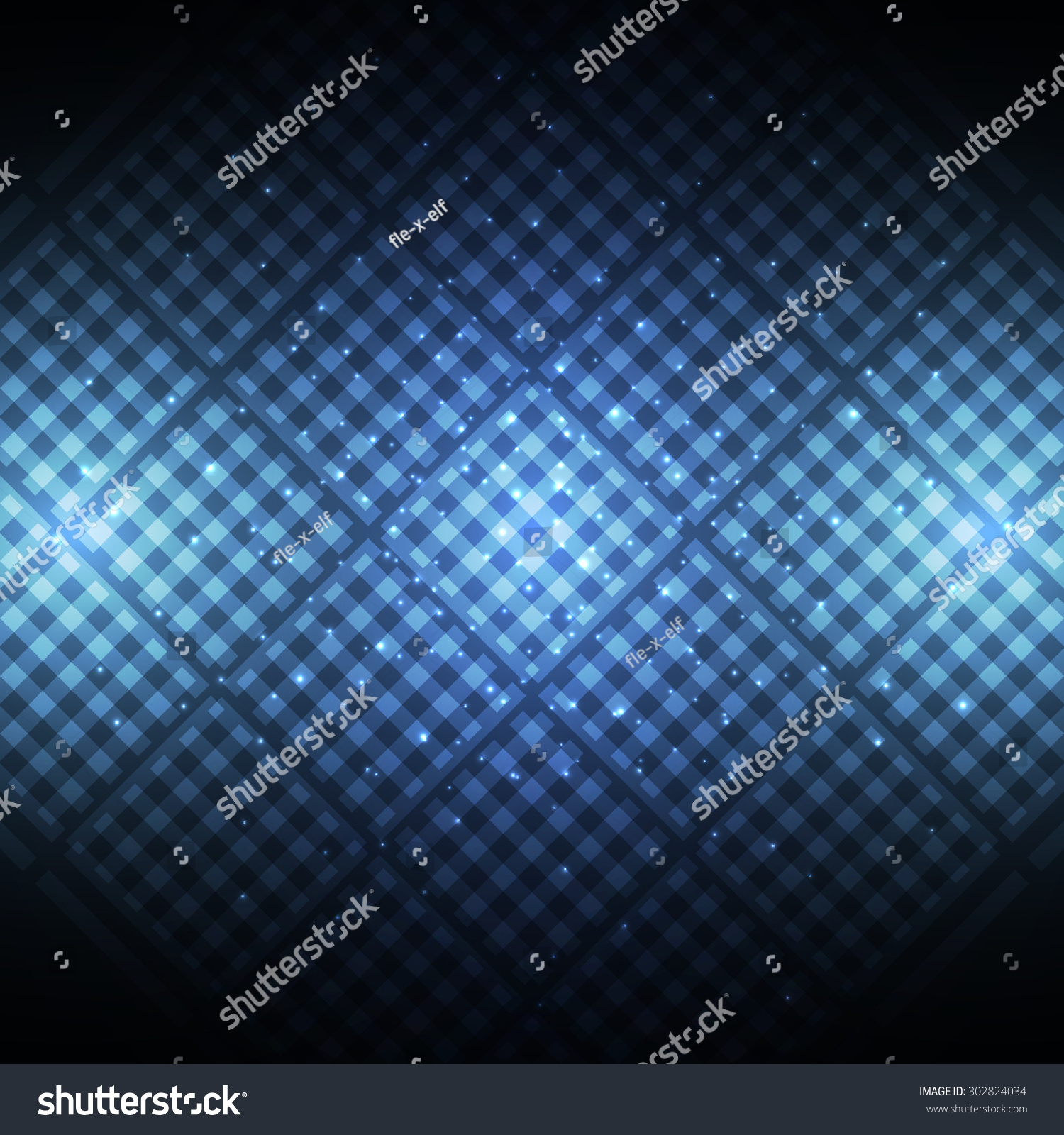 Abstract Blue Neon Background: เวกเตอร์สต็อก (ปลอดค่าลิขสิทธิ์) 302824034
