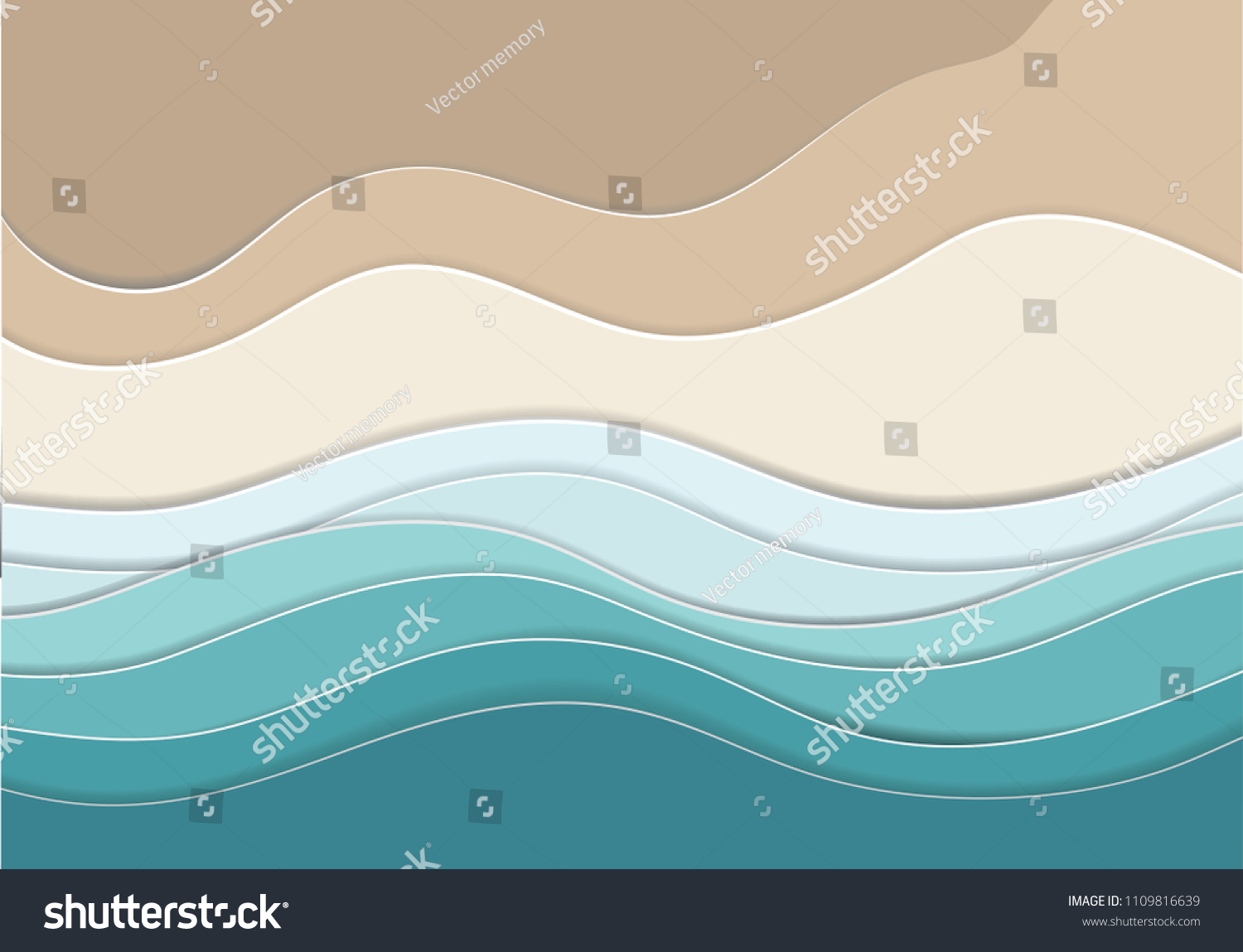 Abstract Blue Sea Beach Summer Background Vector De Stock Libre De