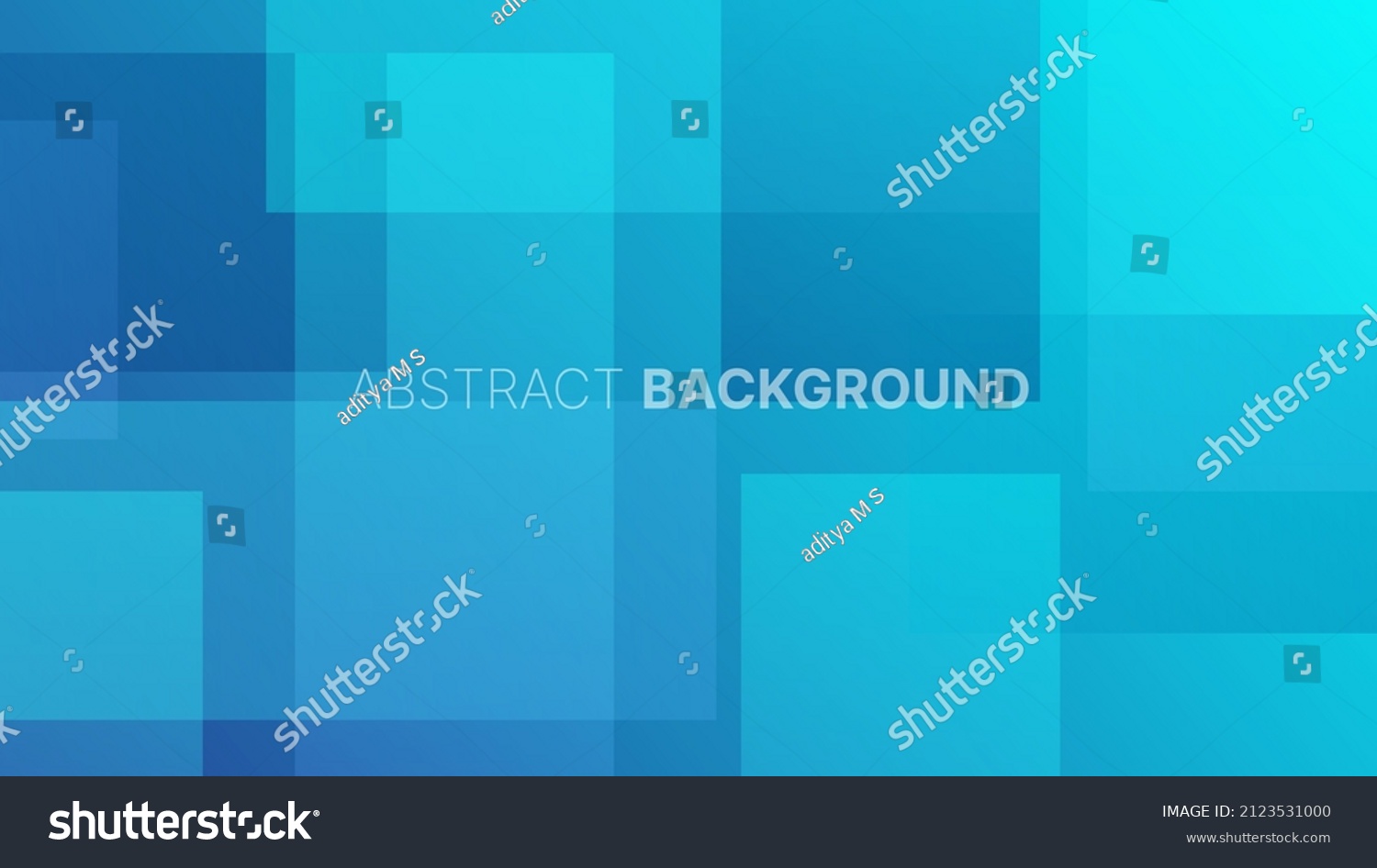 Abstract Blue Square Backgroundvector Illustration Stock Vector ...