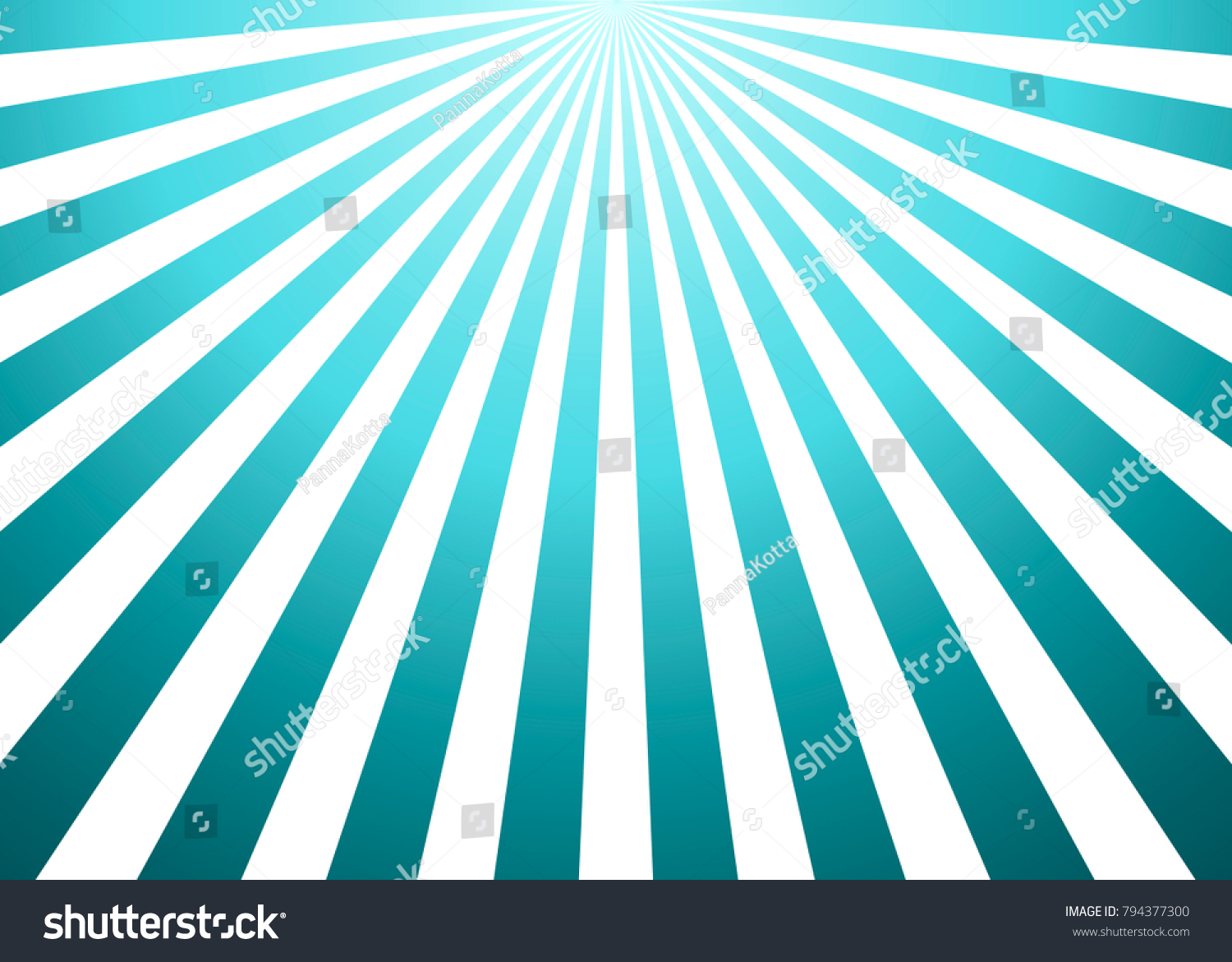 Abstract Blue Sun Rays Vector Background Stock Vector (Royalty Free ...