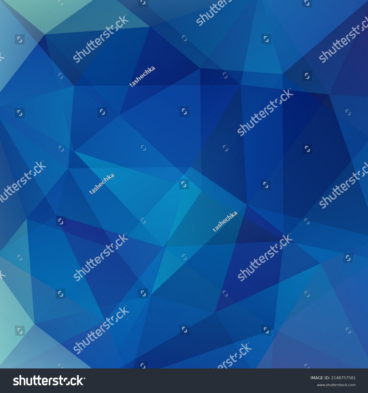 Abstract Blue Triangle Background Vector Illustration Stock Vector ...