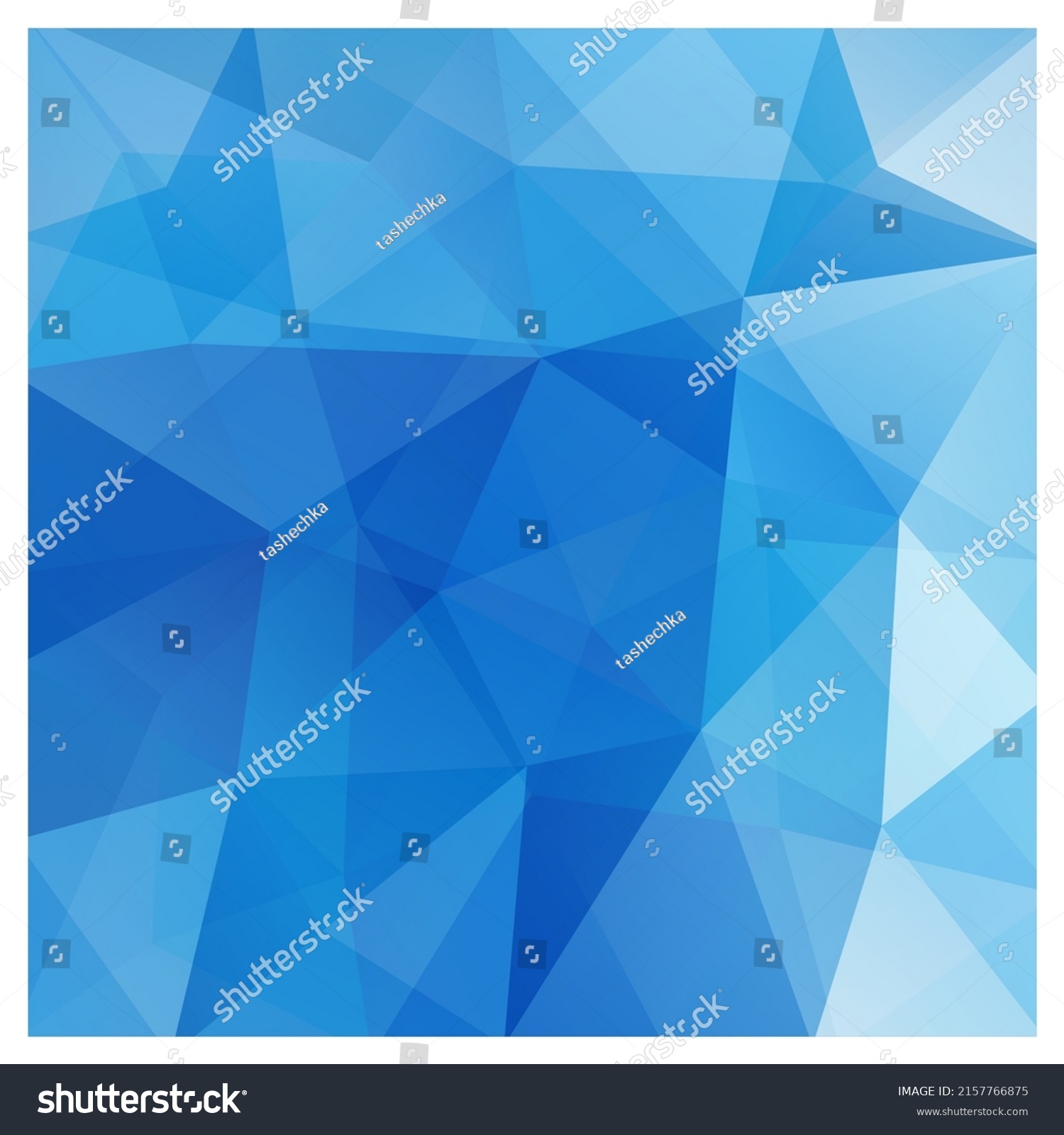 Abstract Blue Triangle Background Vector Illustration Stock Vector (Royalty Free) 2157766875 ...