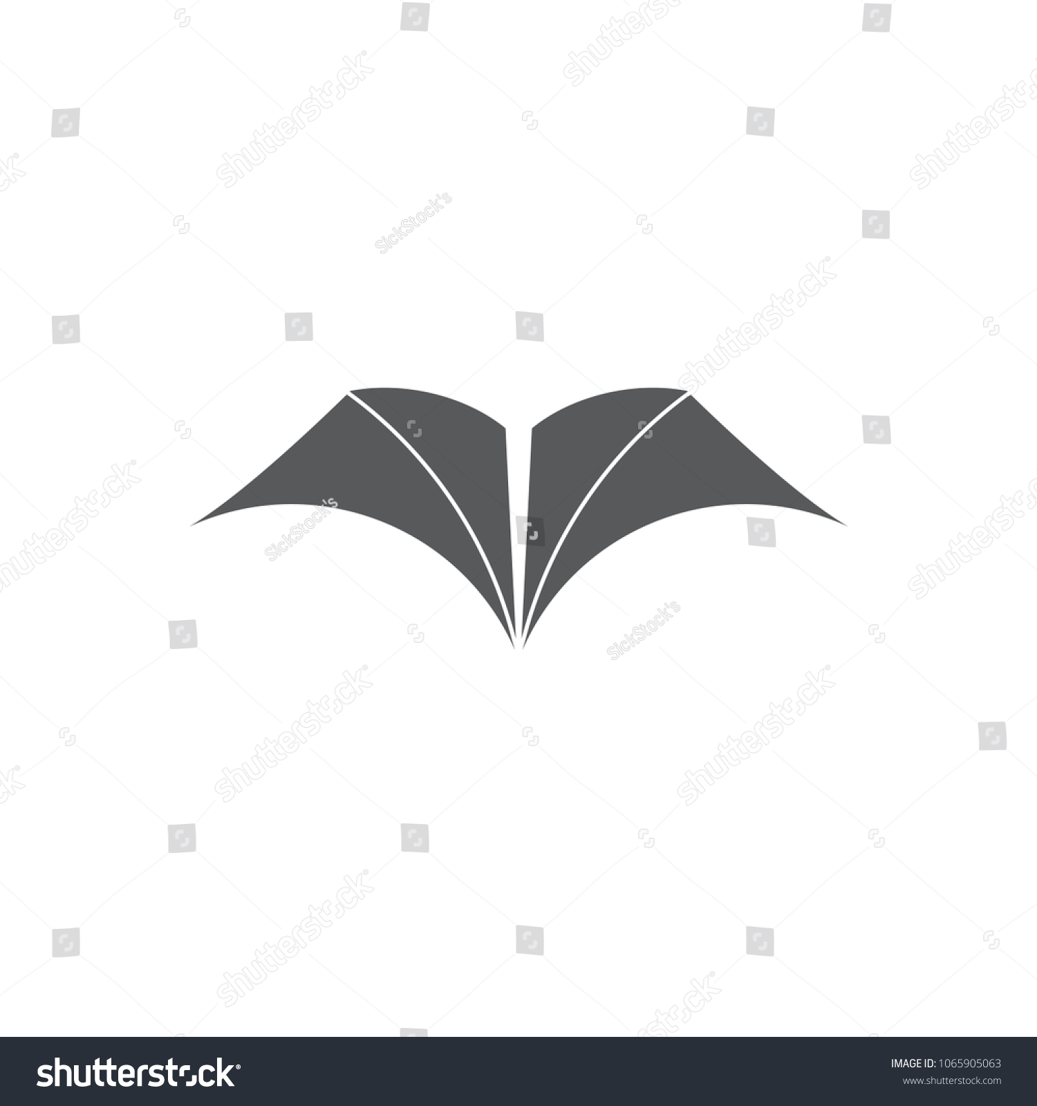 Abstract Book Symbol Logo Vector 스톡 벡터(로열티 프리) 1065905063 | Shutterstock