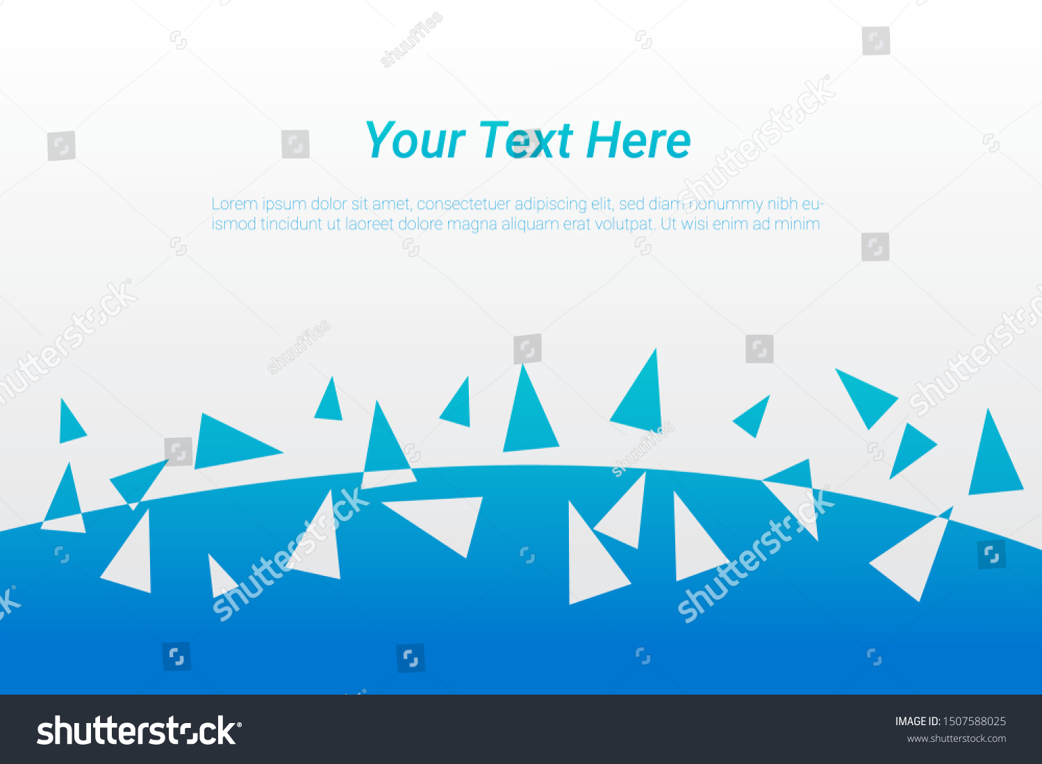 Abstract Broken Shapes Background Modern Graphic Stock Vector (Royalty ...