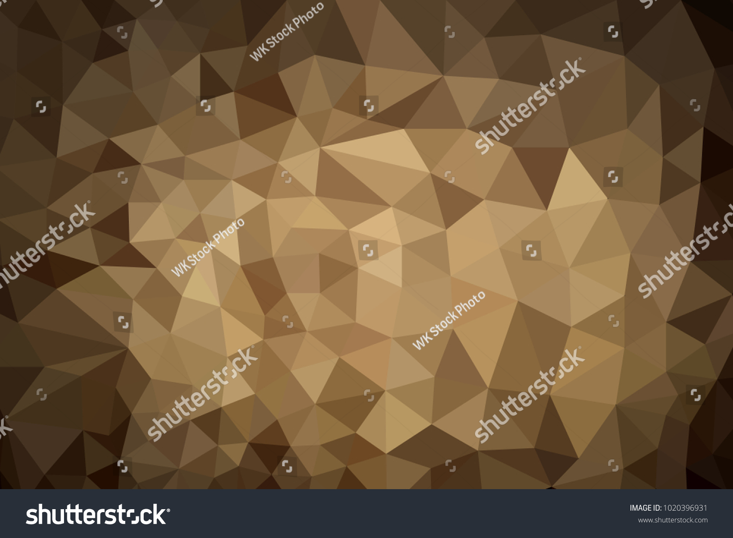Abstract Brown Color Polygon Vector Background Stock Vector (Royalty ...