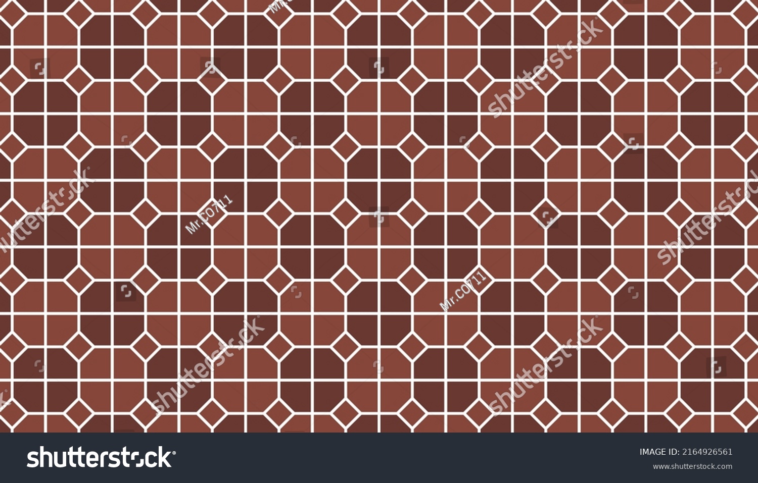 Abstract Brown Worm Bricks Floor Pattern Stock Vector (Royalty Free ...