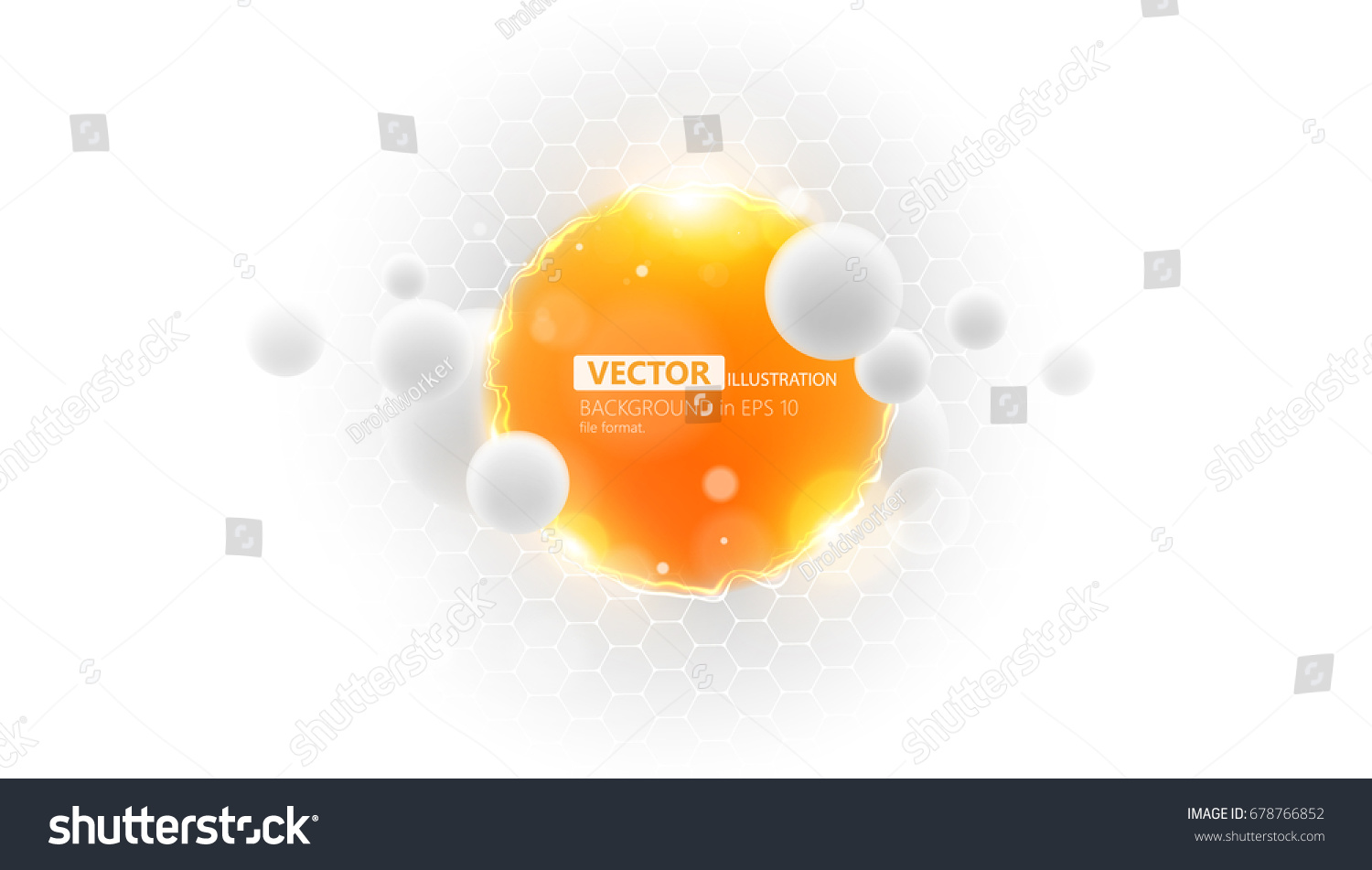 Abstract Bubbles Background Round Label Vector Stock Vector (Royalty ...