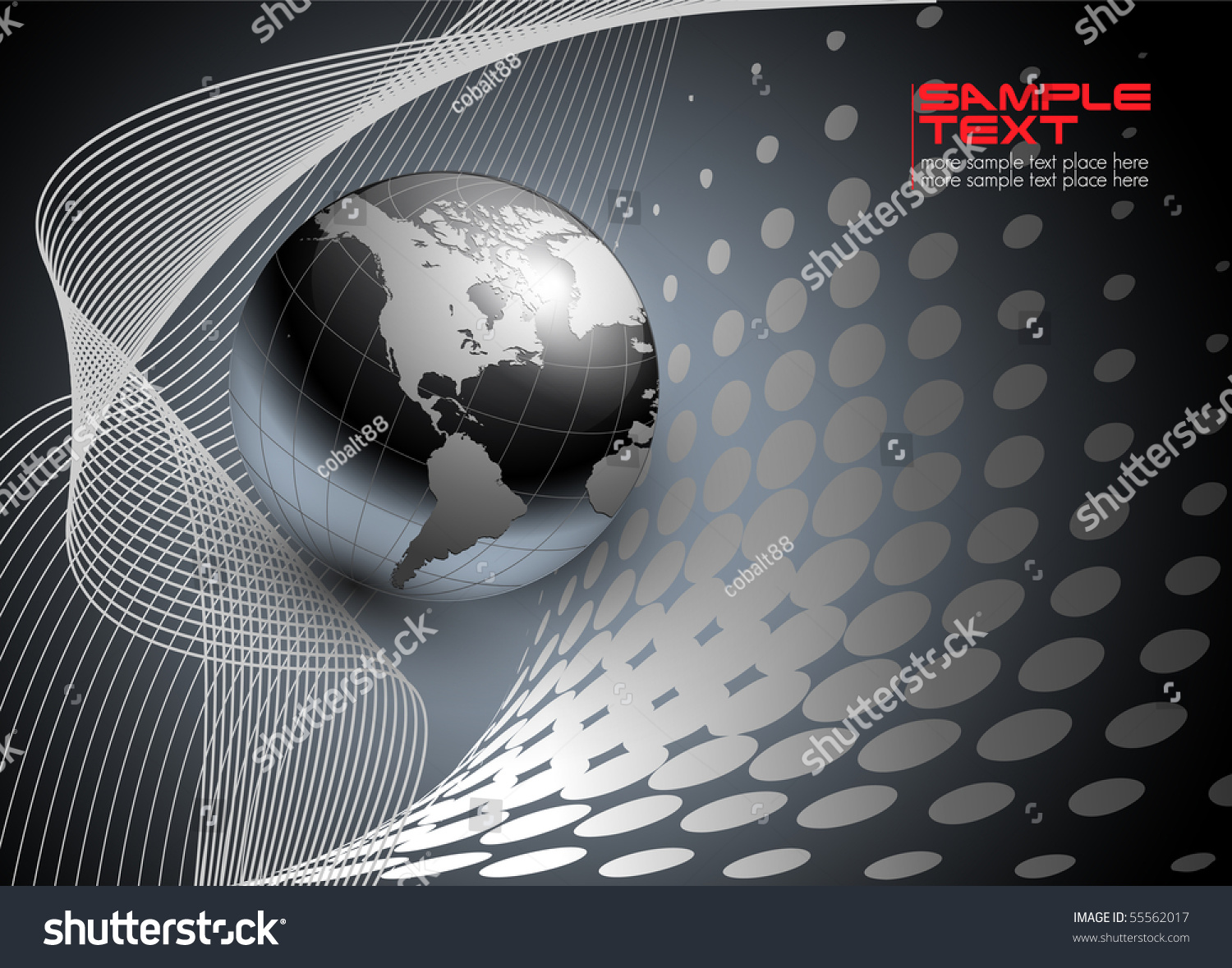 Abstract Business Background Silver Grey Vector Stock Vector (Royalty ...