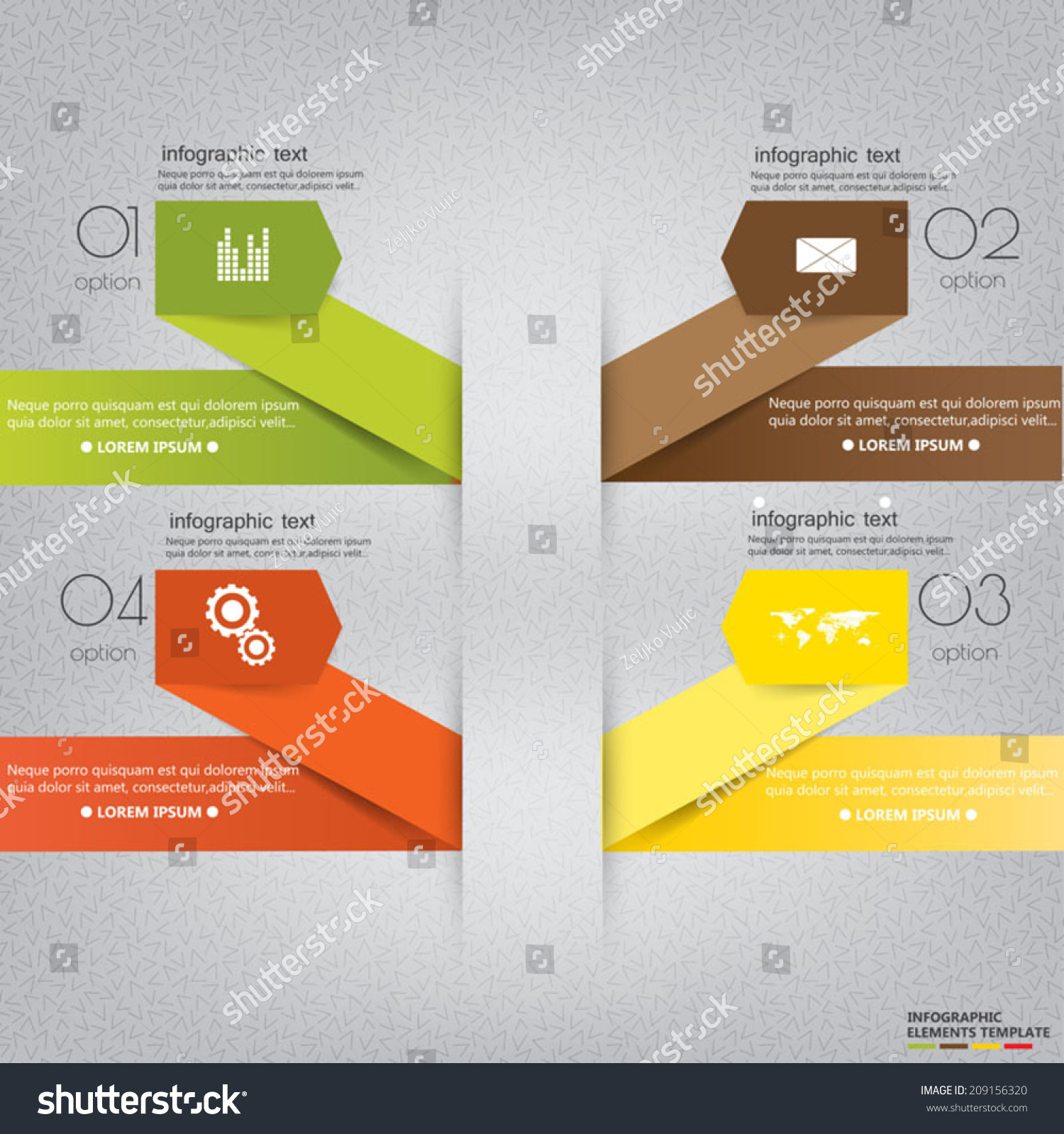 Abstract Business Process Infographics Template Vector Stock Vector ... Abstract Business Process Infographics Template Vector Stock Vector ...