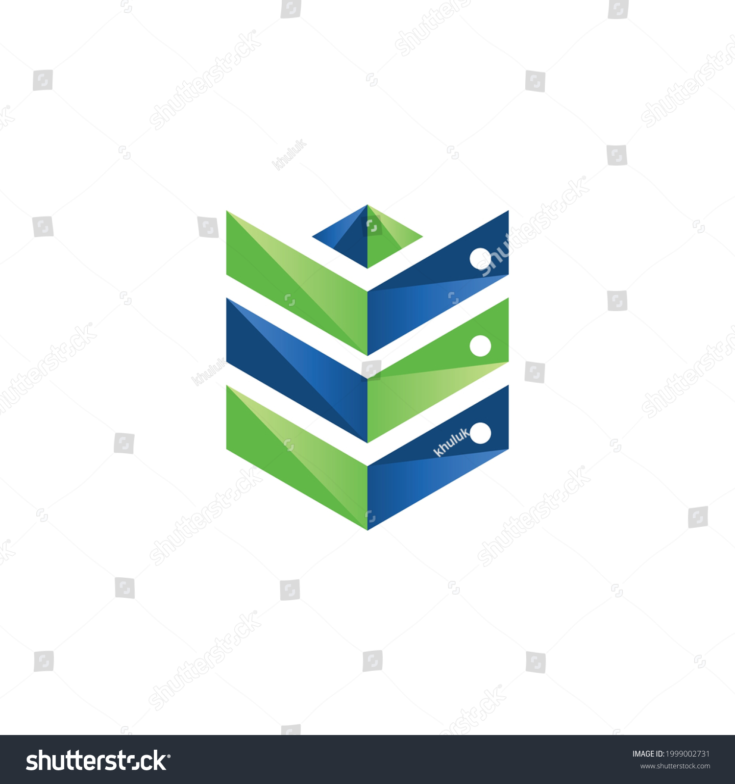 Abstract Cabinet Data Logo Vector Stock Vector (Royalty Free ...