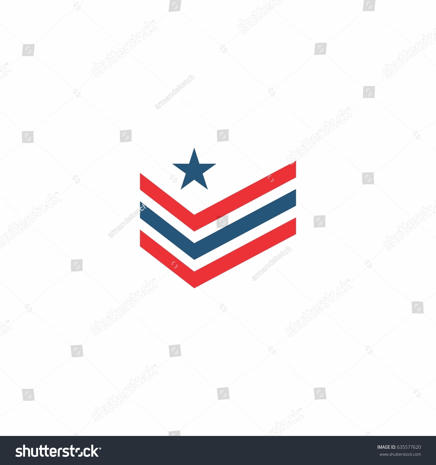 Abstract Check Mark Star Logo Stock Vector (Royalty Free) 635577620 ...