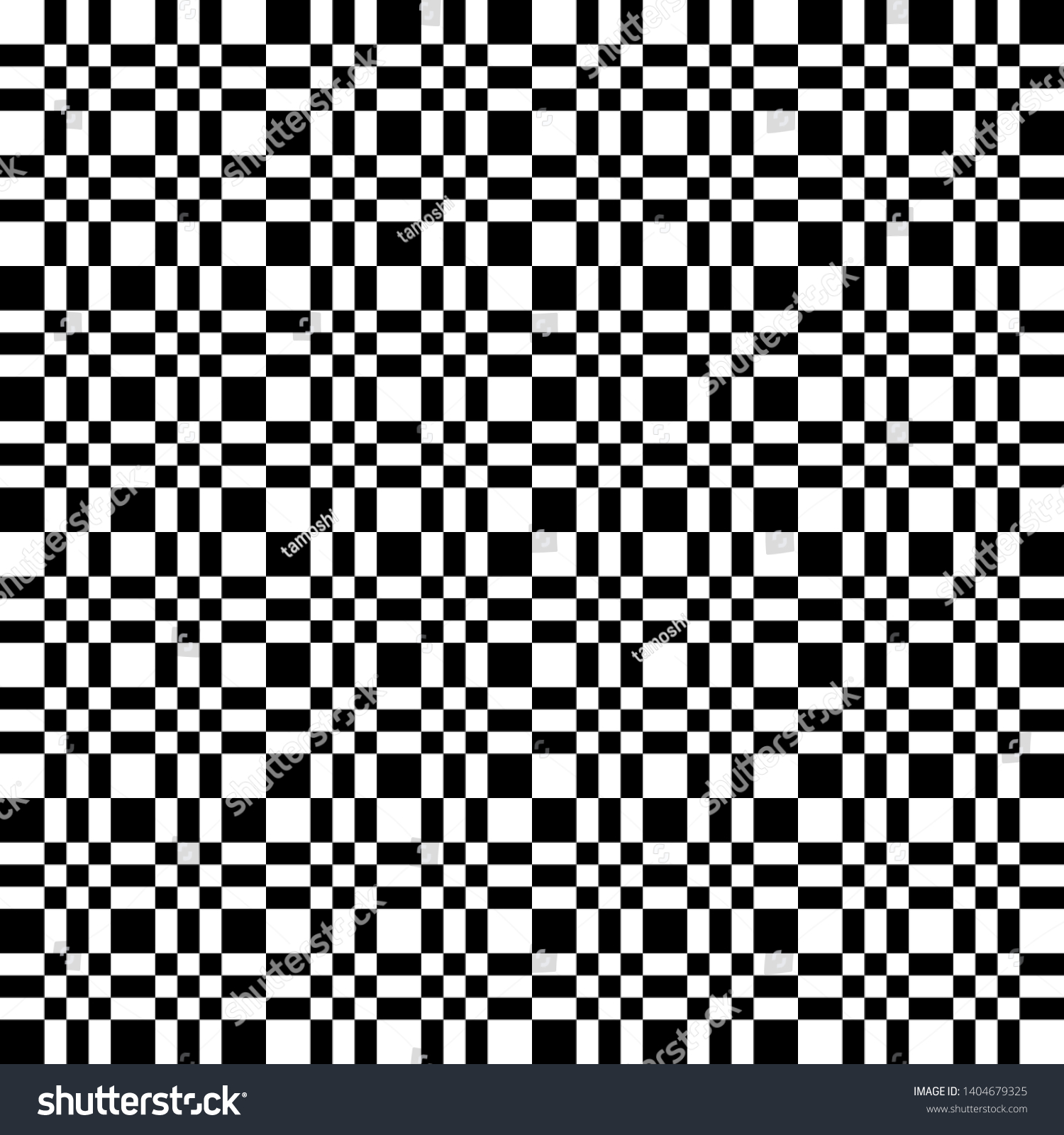 Abstract Checkered Texture Seamless Pattern Monochrome Stock Vector ...