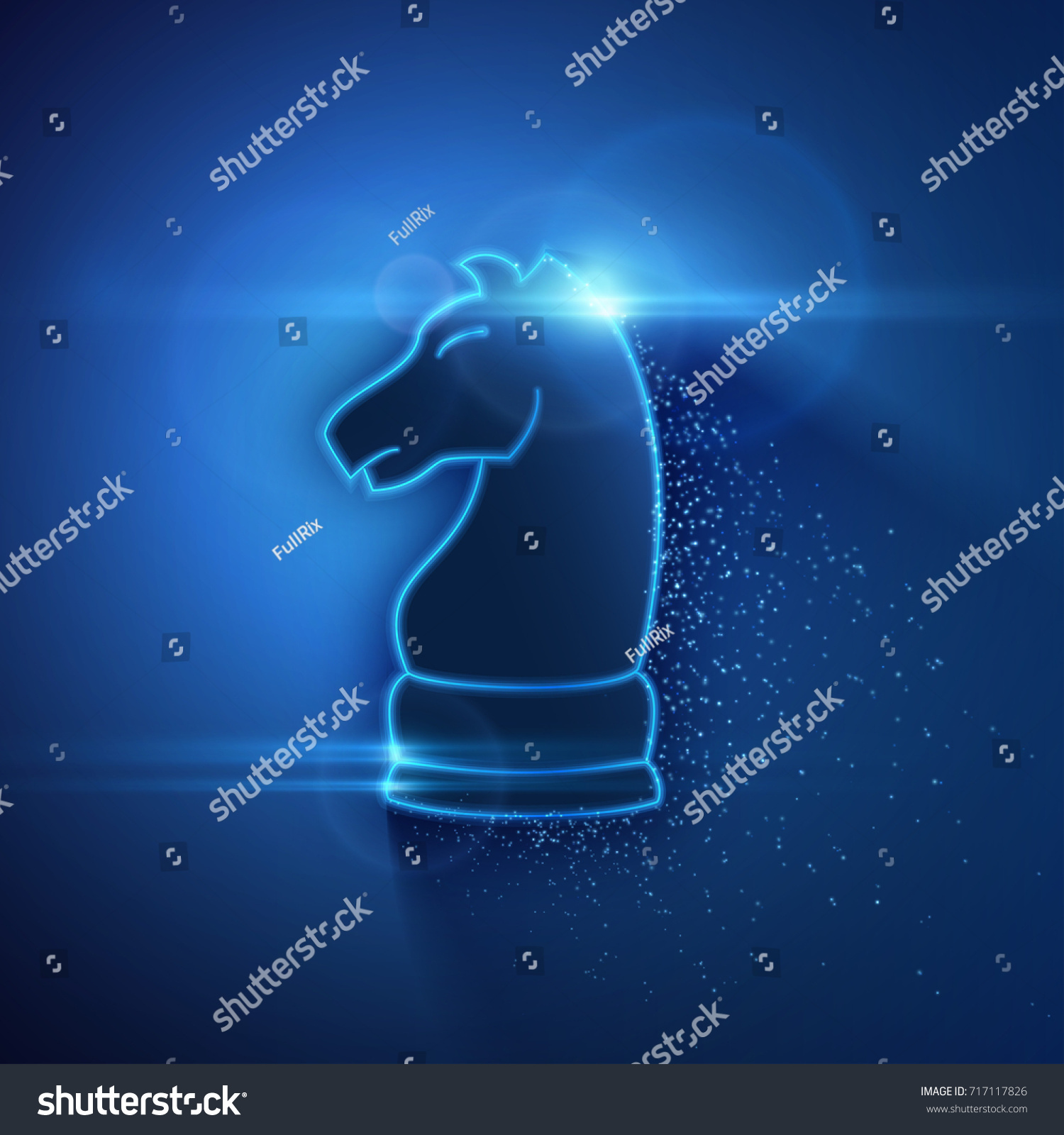 Abstract Chess Background Light Particles Vector Stock Vector (Royalty ...