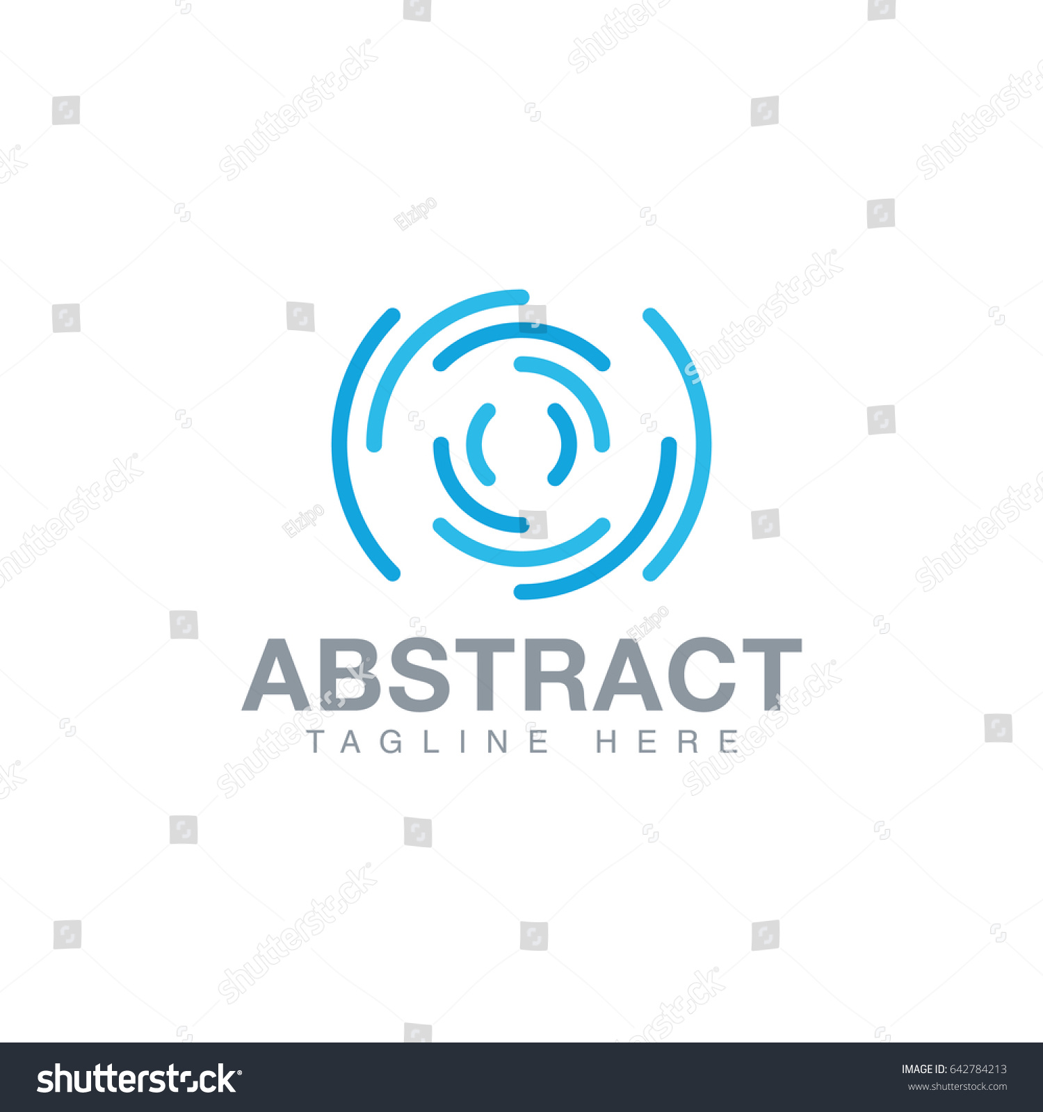 Abstract Circle Logo Stock Vector (Royalty Free) 642784213