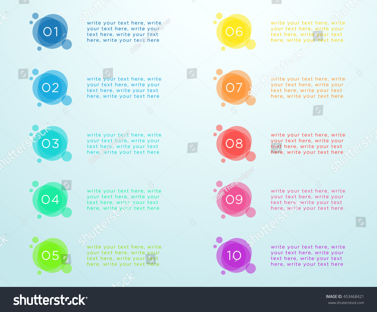 Page number design: Gambar, Foto & Vektor Stok | Shutterstock
