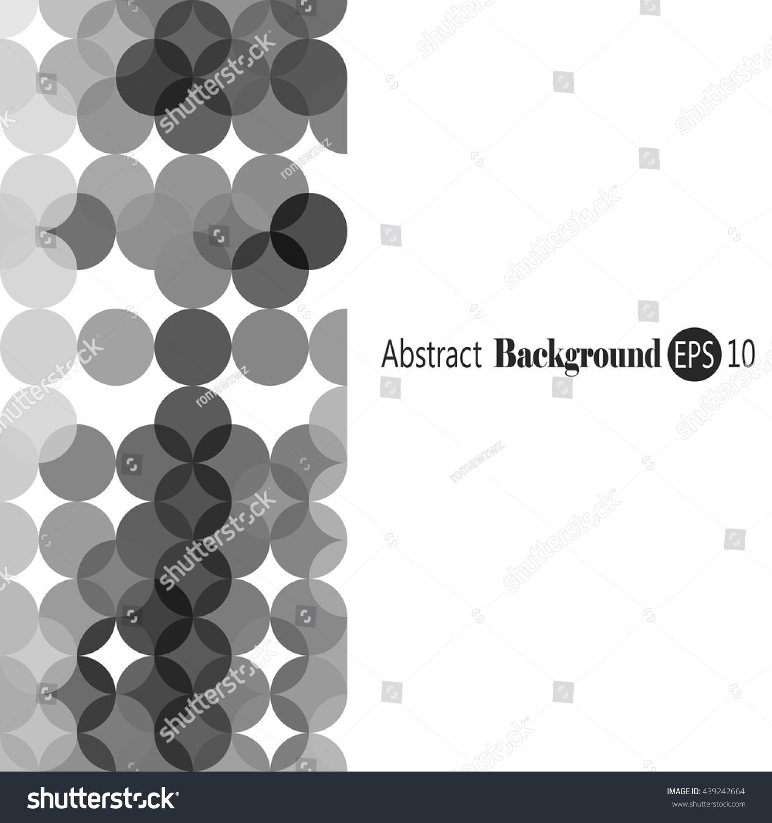 Abstract Circles Art Vector Background Eps Stock Vector (Royalty Free ...