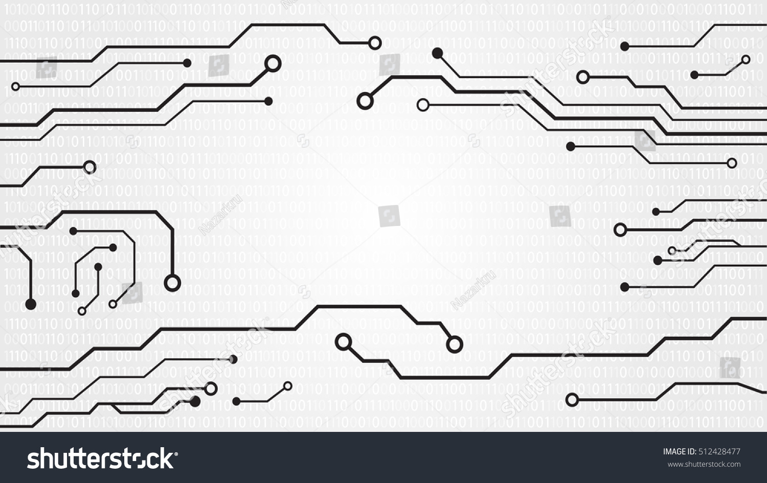 Abstract Circuit Board Background Vector Illustration Stock Vector ...