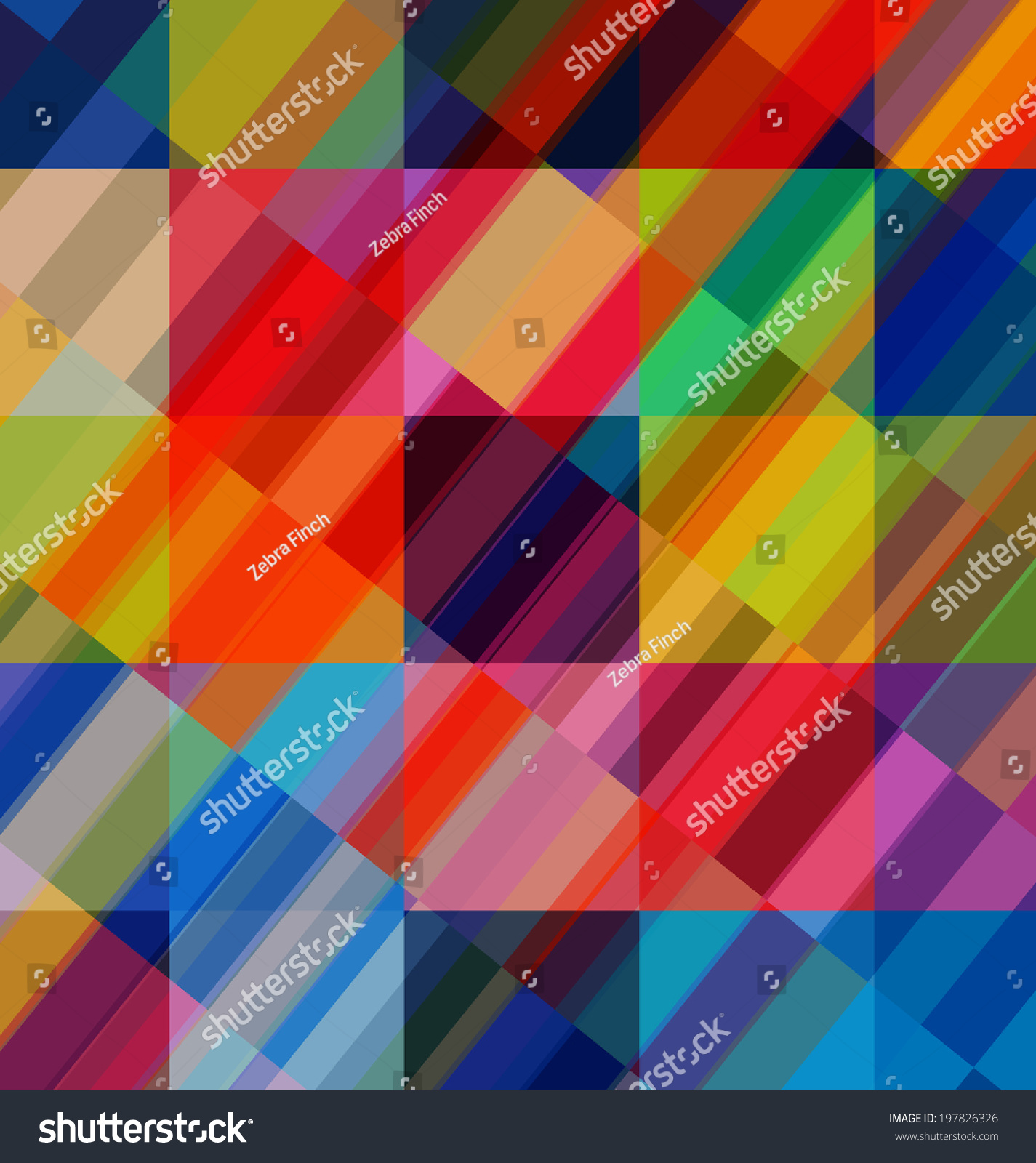 Abstract Colorful Background Geometrical Overlay Pattern Stock Vector ...