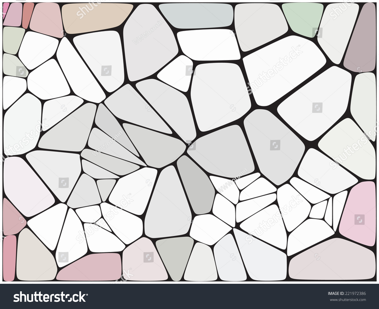 Abstract Colorful Mosaic Pattern Stock Vector (Royalty Free) 221972386