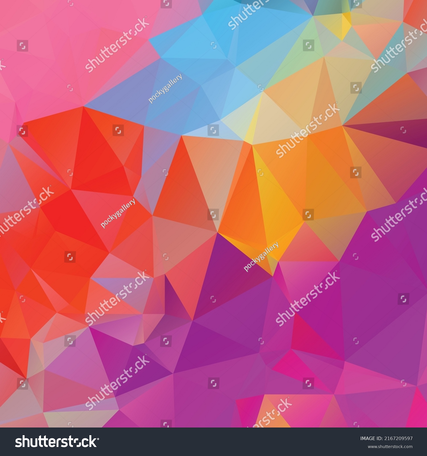 Abstract Colorful Polygon Texture Background Stock Vector (Royalty Free ...