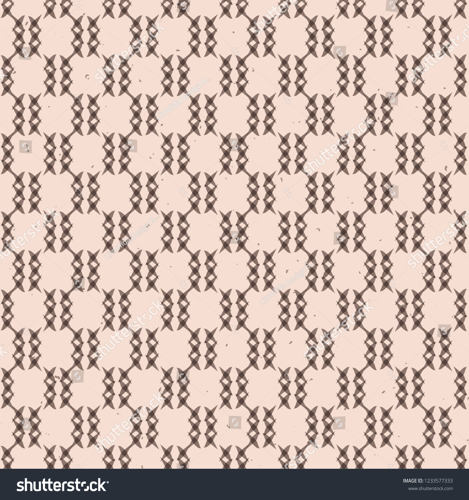 Abstract Crosses Grid Rustic Texture Seamless Stock Vector (Royalty ...