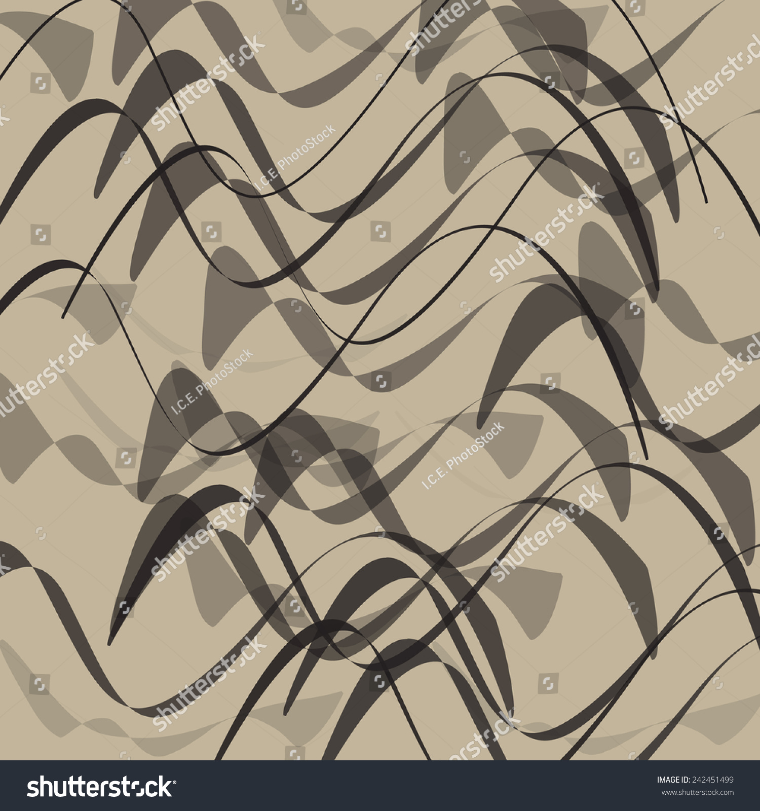 Abstract Curve Textured Background Stock Vector (Royalty Free ...