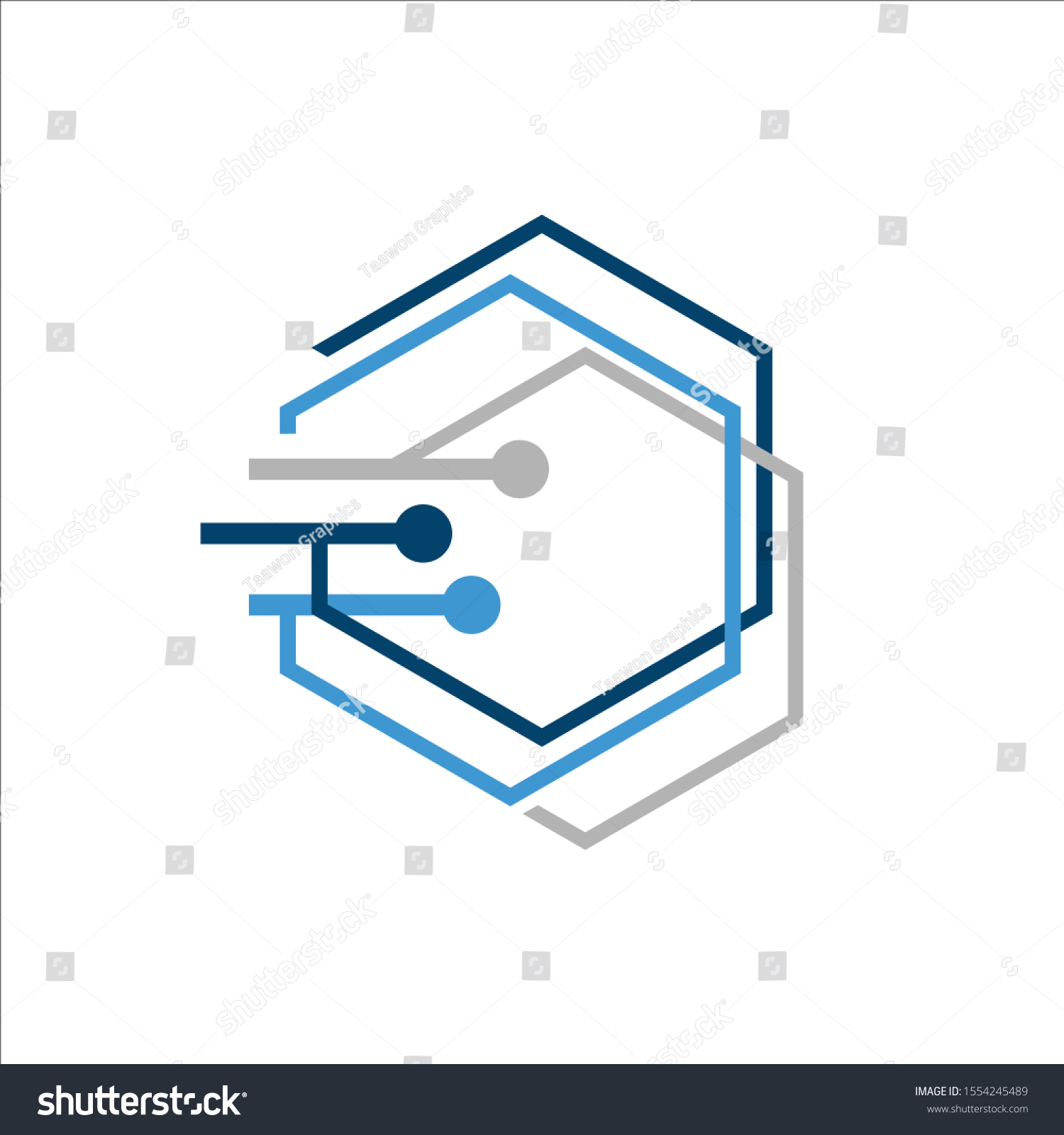 Abstract Cyber Security Logo Design Vector Stock Vector (Royalty Free ...
