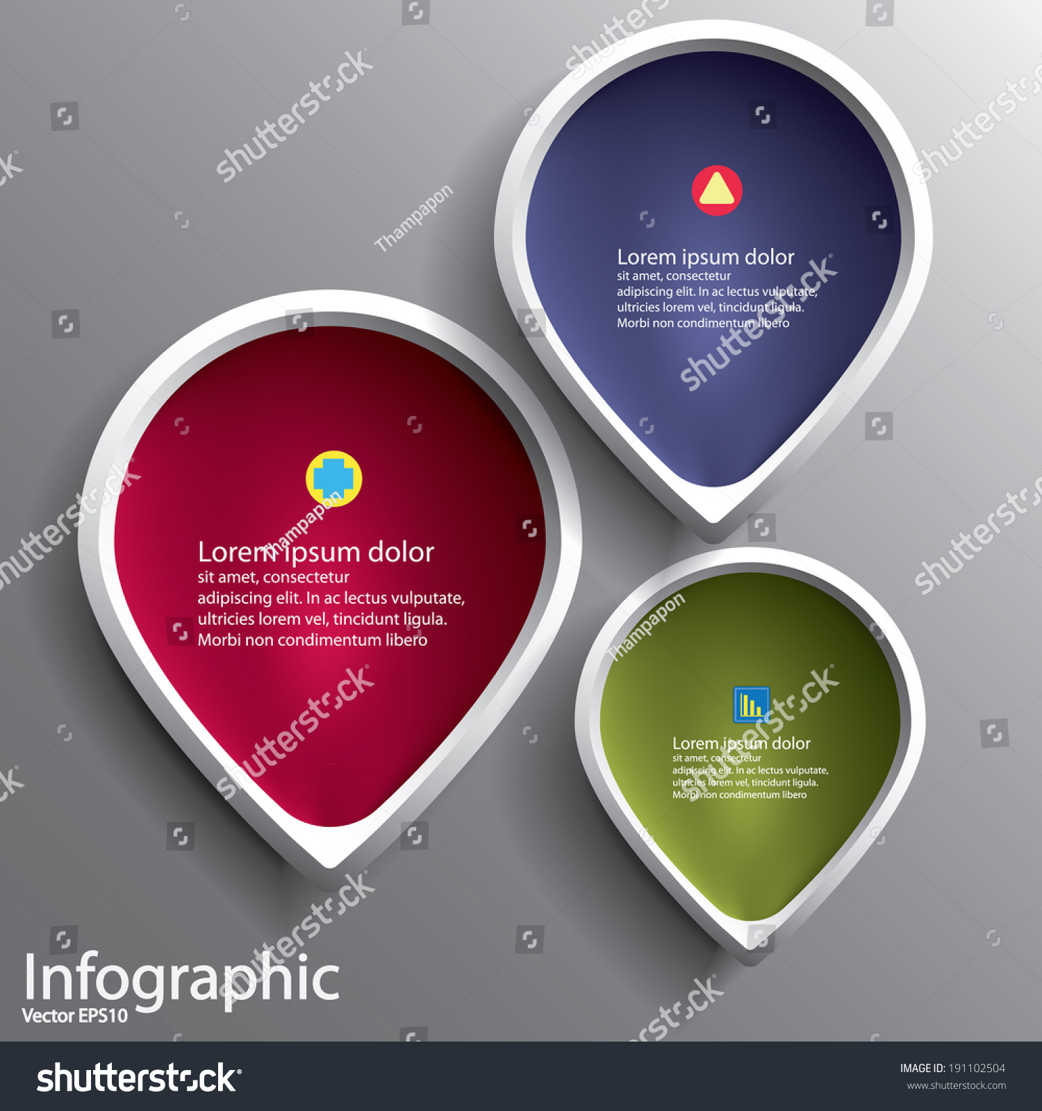 Abstract 3d Paper Graphics Use Illustration Stock Vector (Royalty Free ...