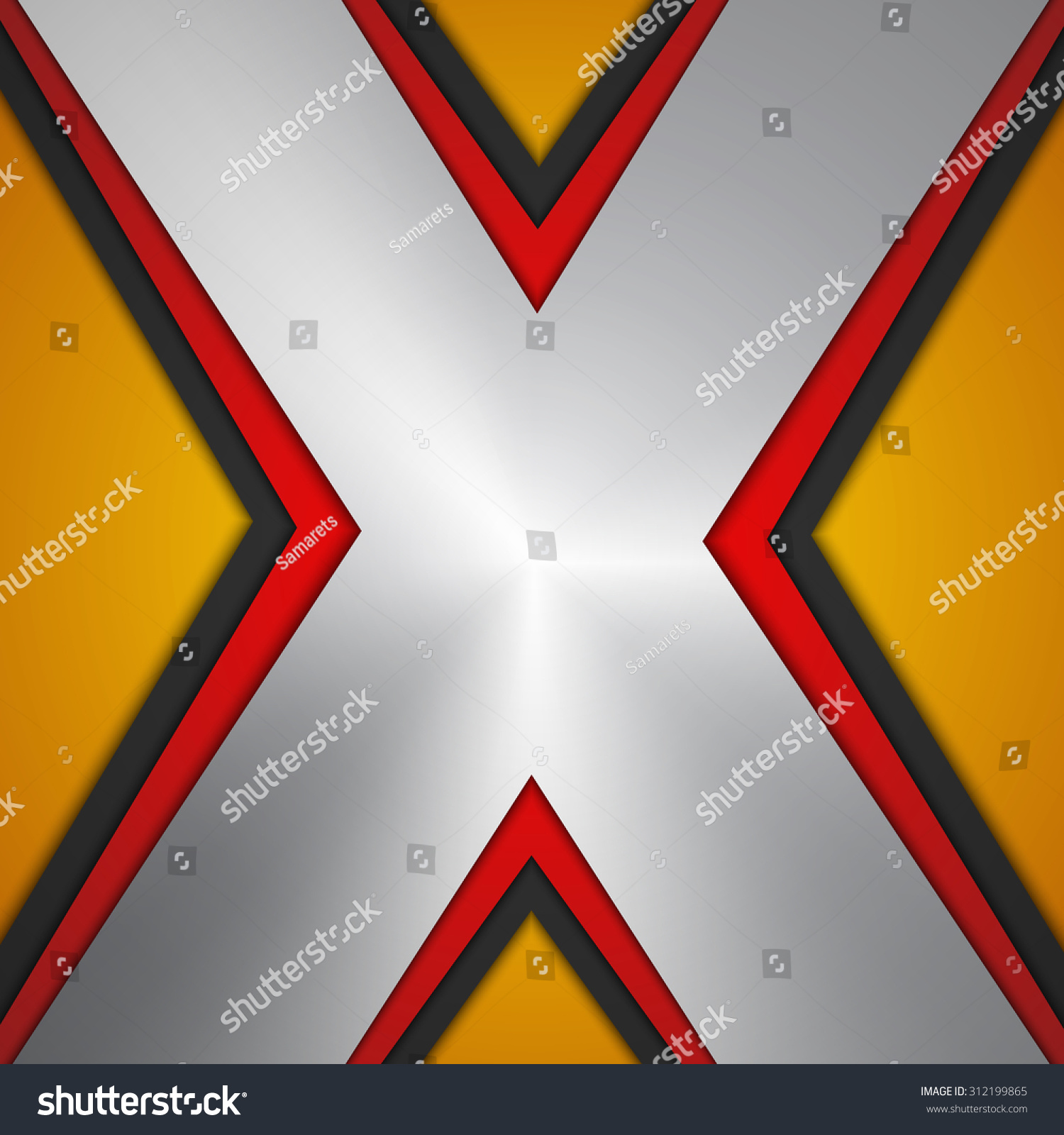Abstract 3d Vector Background Red Orange Stock Vector (Royalty Free ...