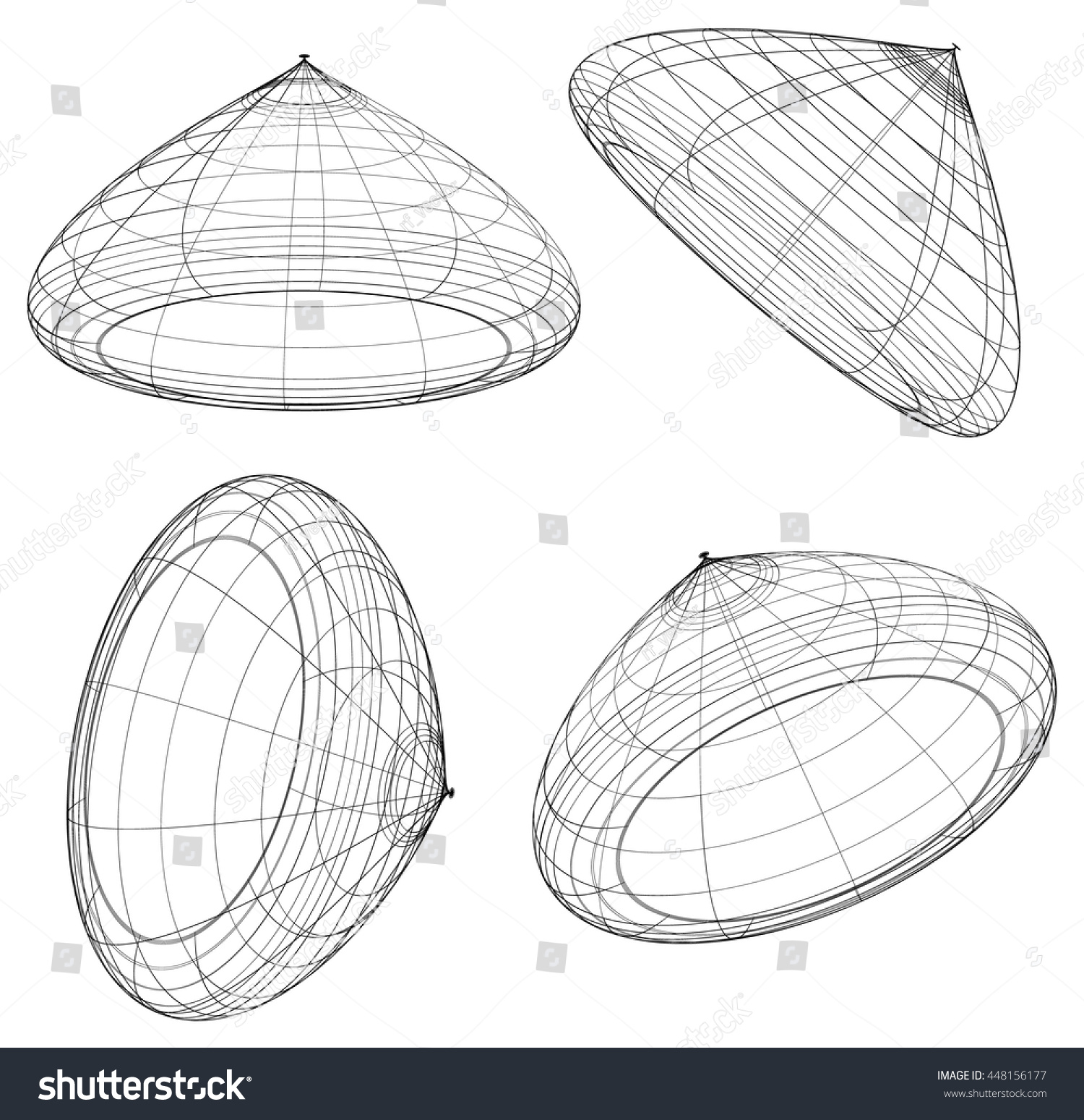 Abstract 3d Wireframe Objects 3d Spatial Stock Vector (Royalty Free ... Abstract 3d Wireframe Objects 3d Spatial Stock Vector (Royalty Free ...