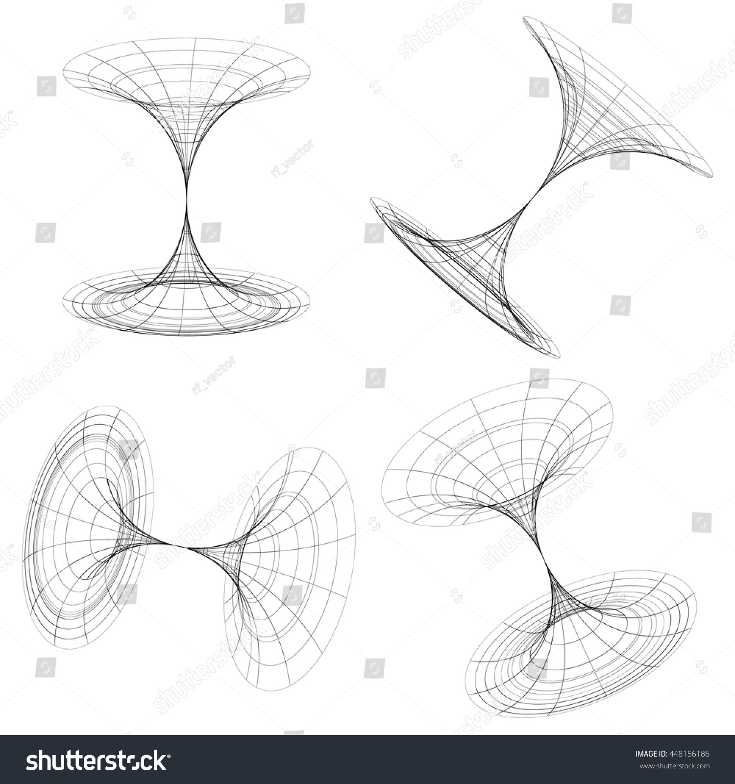 Abstract 3d Wireframe Objects 3d Spatial Stock Vector (Royalty Free ... Abstract 3d Wireframe Objects 3d Spatial Stock Vector (Royalty Free ...