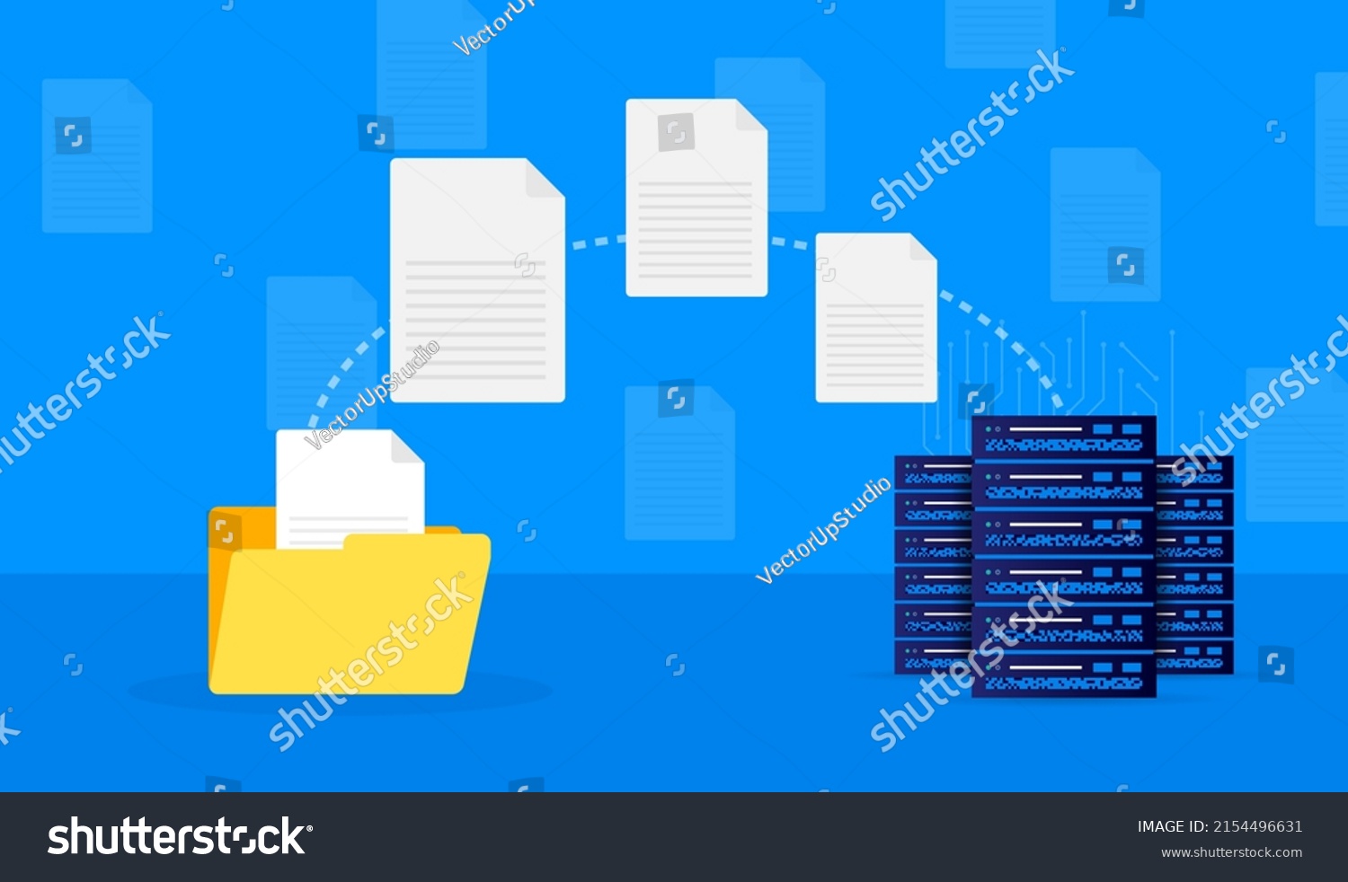 Abstract Data Center Transport Abstract Vector Stock Vector (Royalty ...