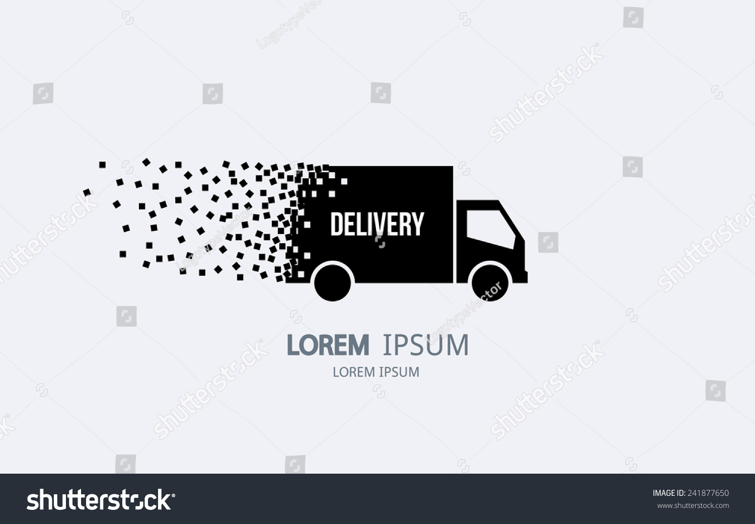 Abstract Delivery Car Logo Vector Logotype Stock Vector (Royalty Free ...